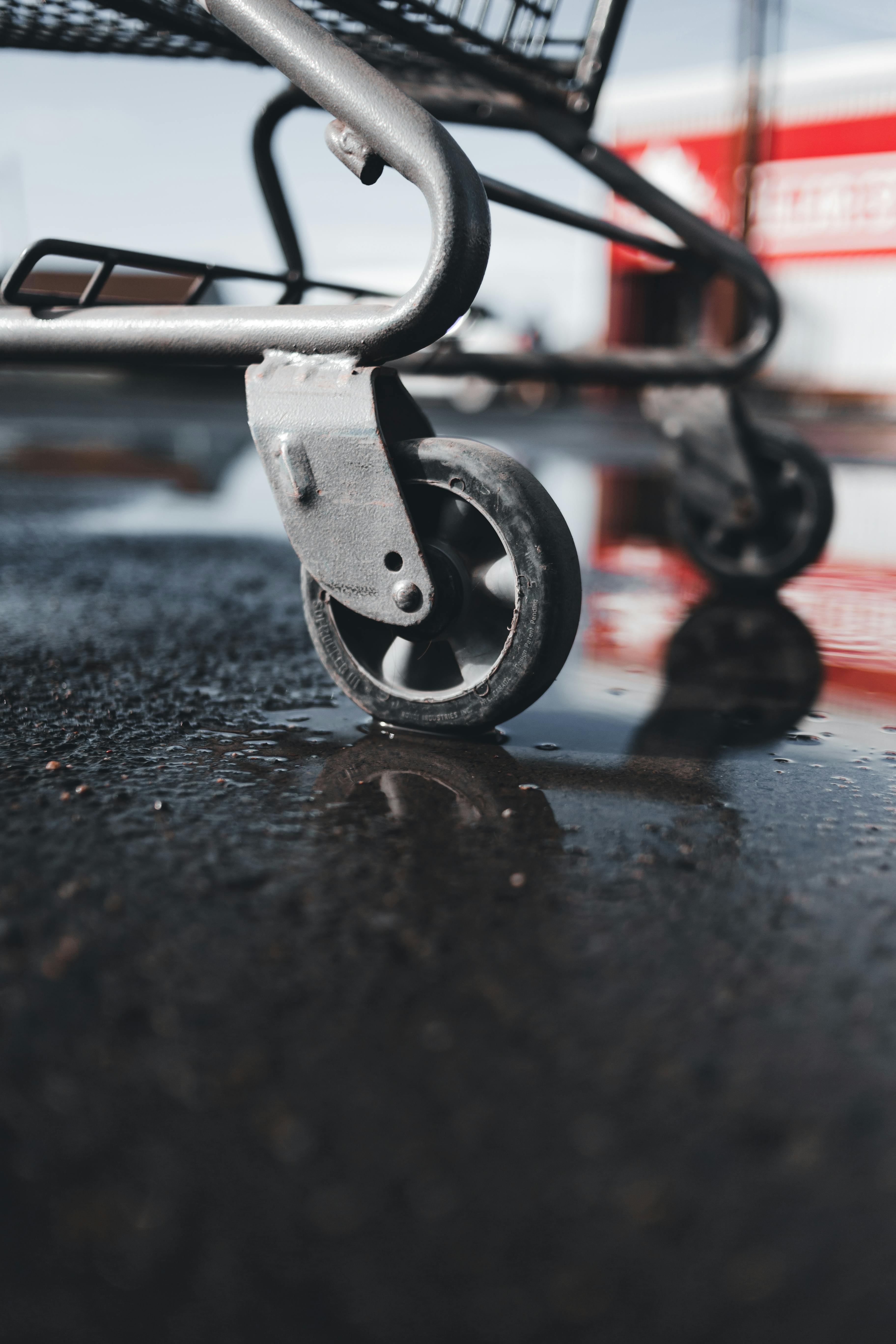 Photo of an Upside Down Shopping Cart · Free Stock Photo