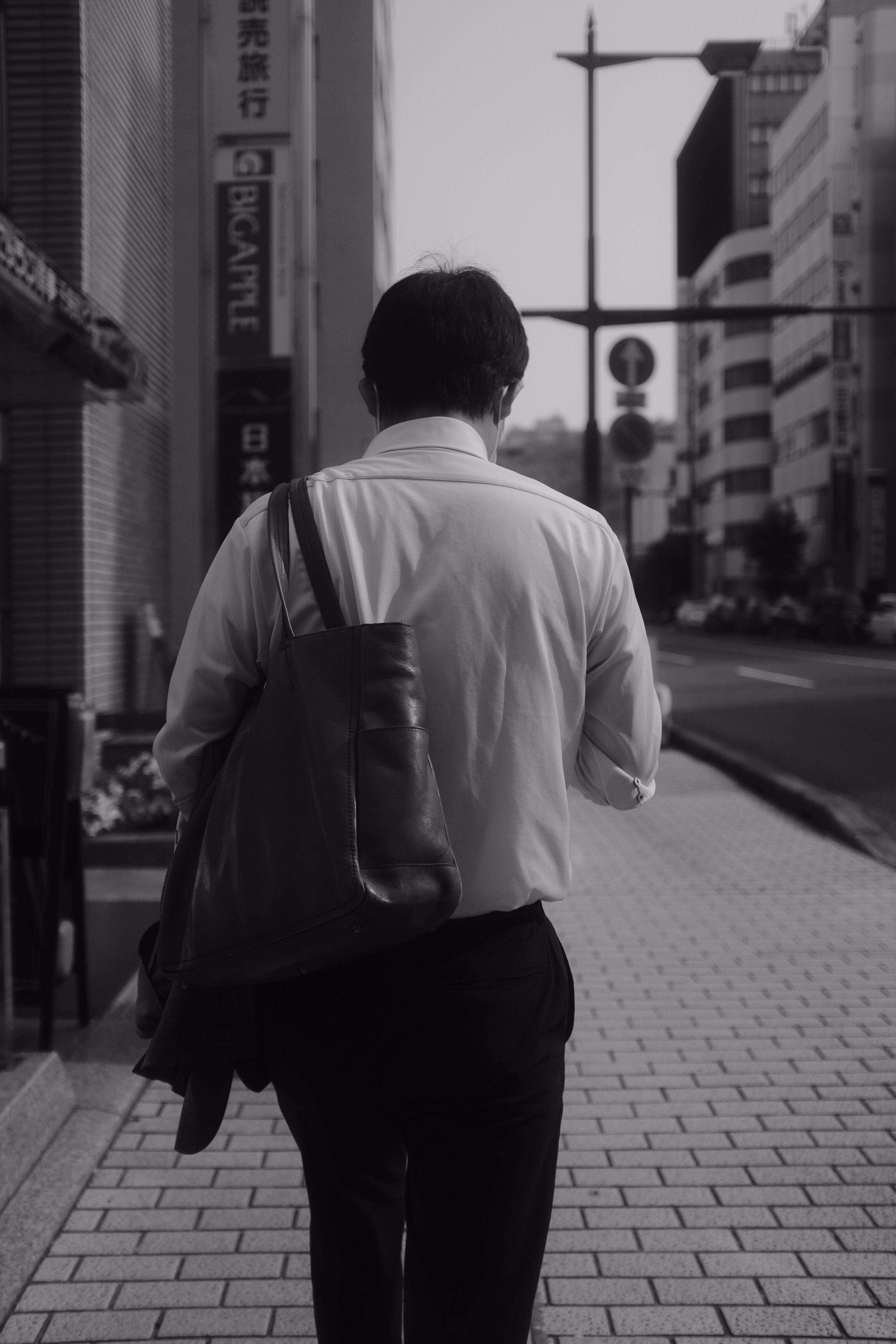 Monochrome Photo of Woman's Back · Free Stock Photo