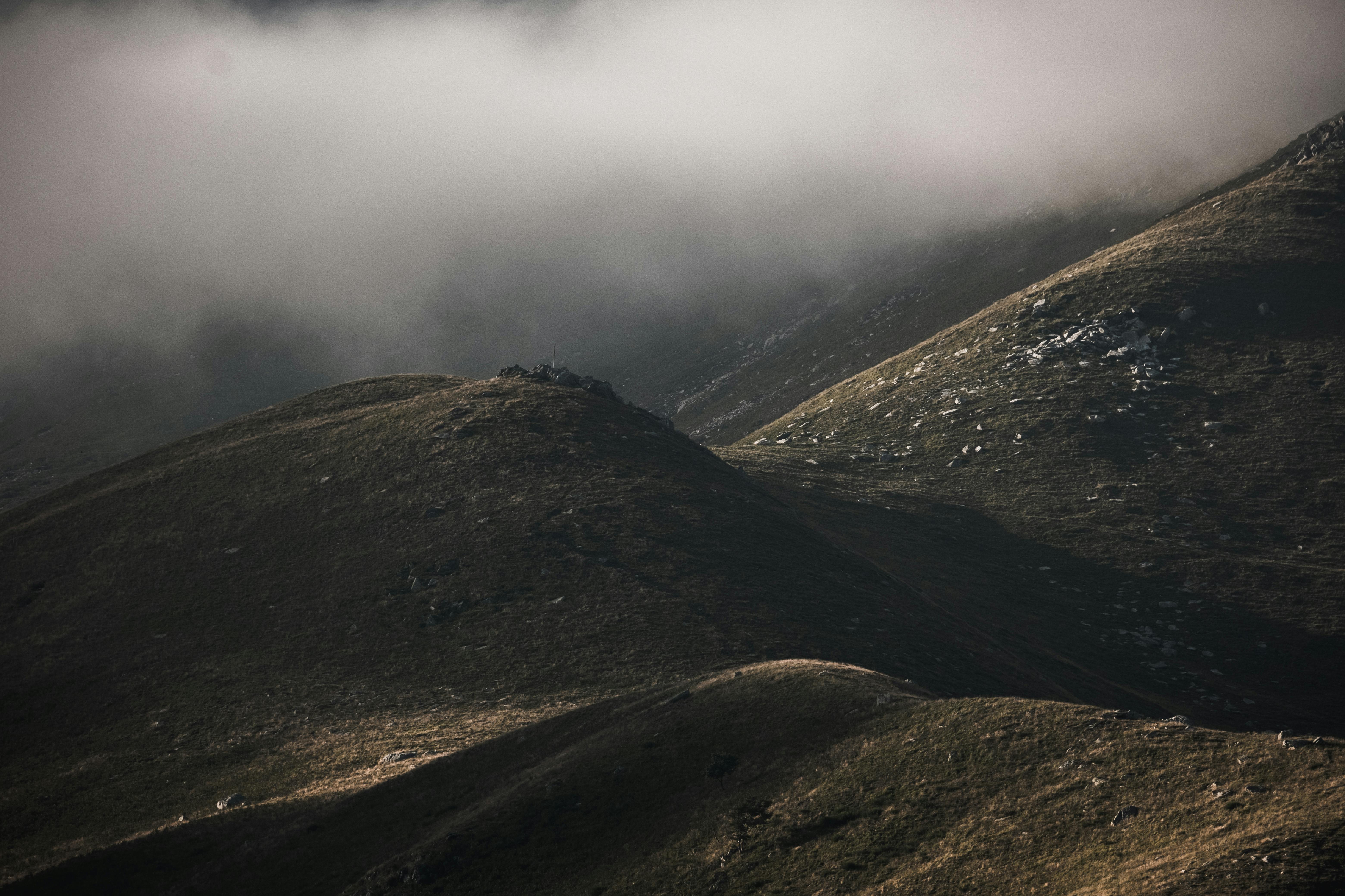 Mountain Covered with Fog · Free Stock Photo