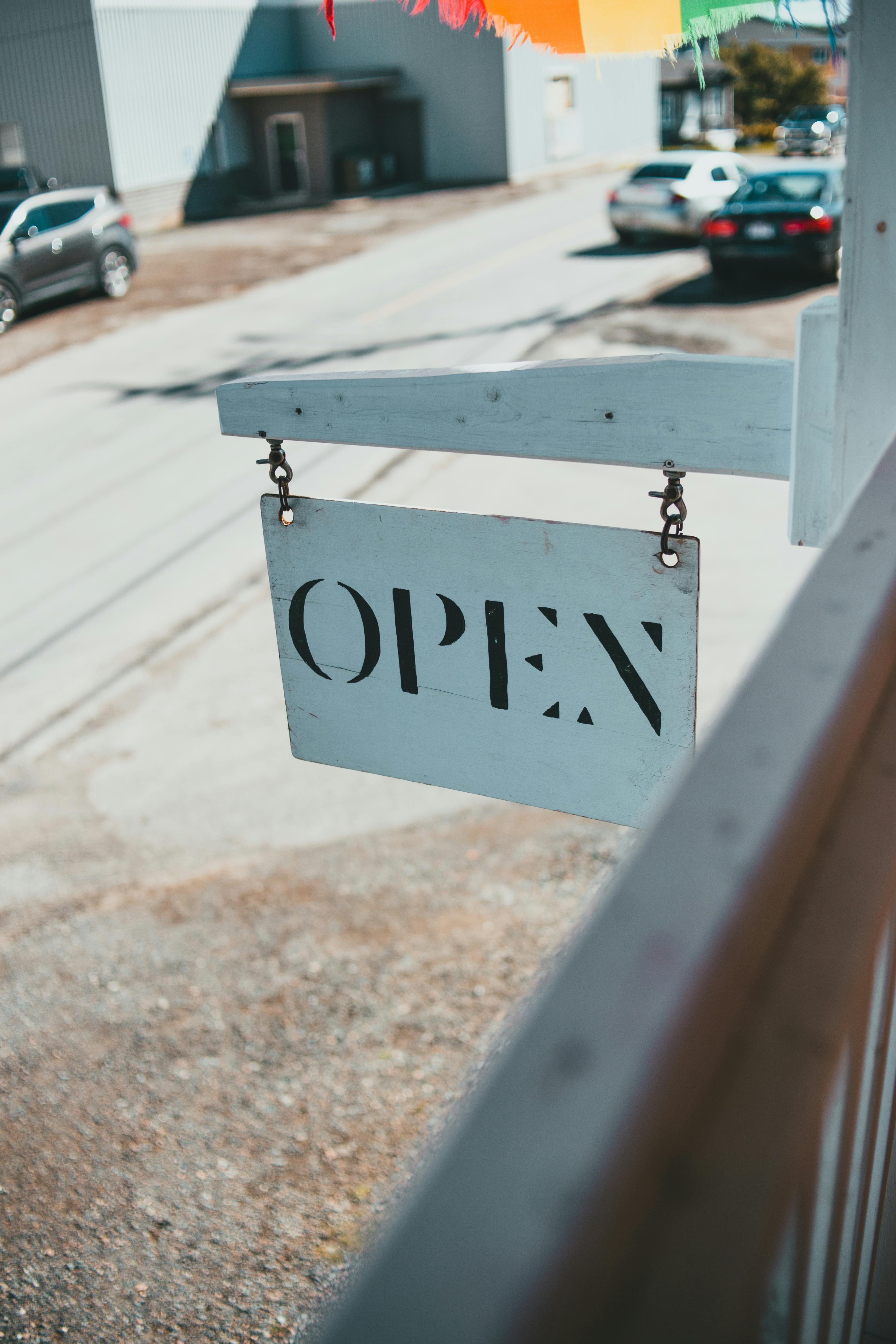 White and Black Wooden Signage · Free Stock Photo