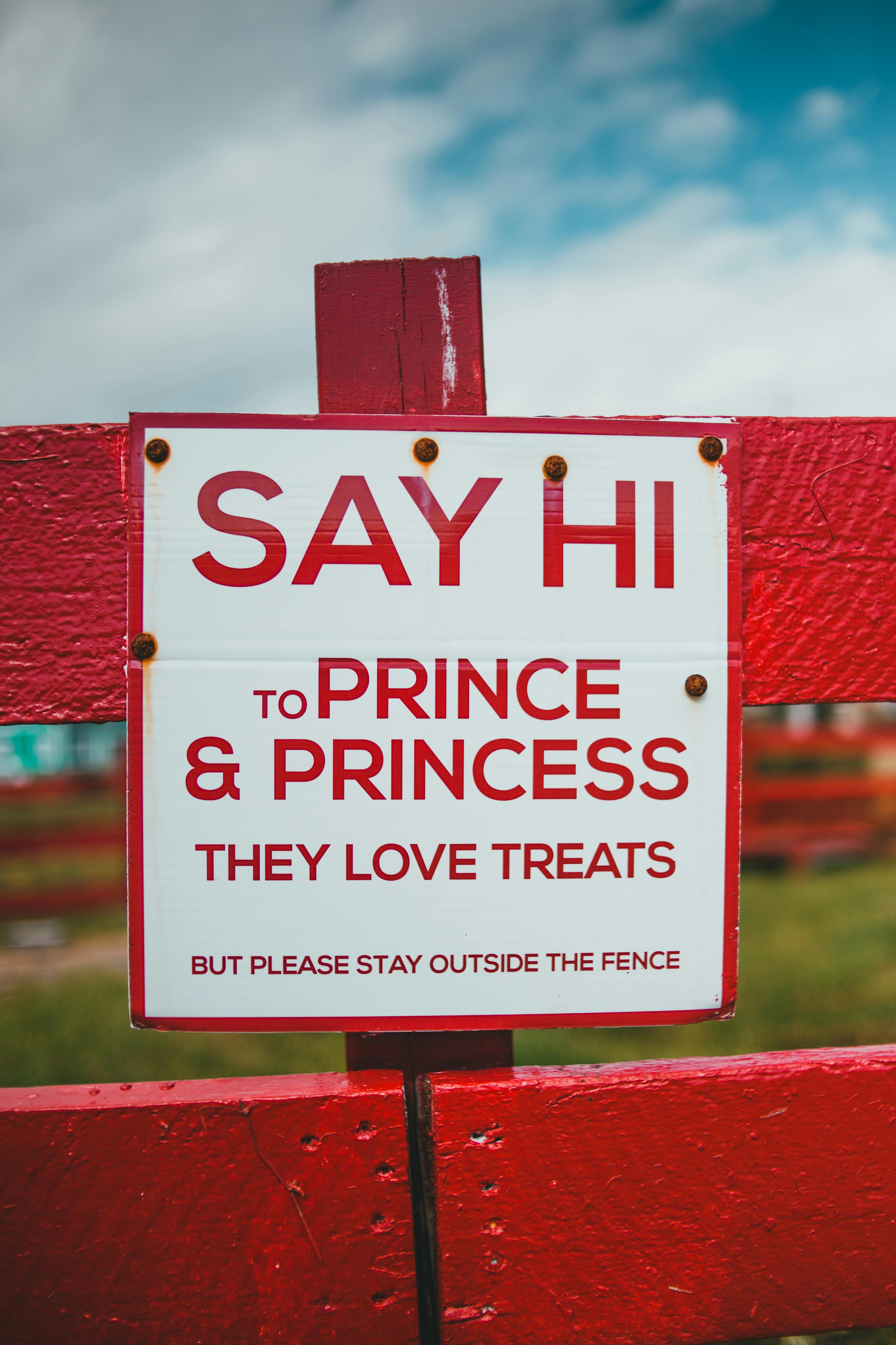 Red and White Signage · Free Stock Photo