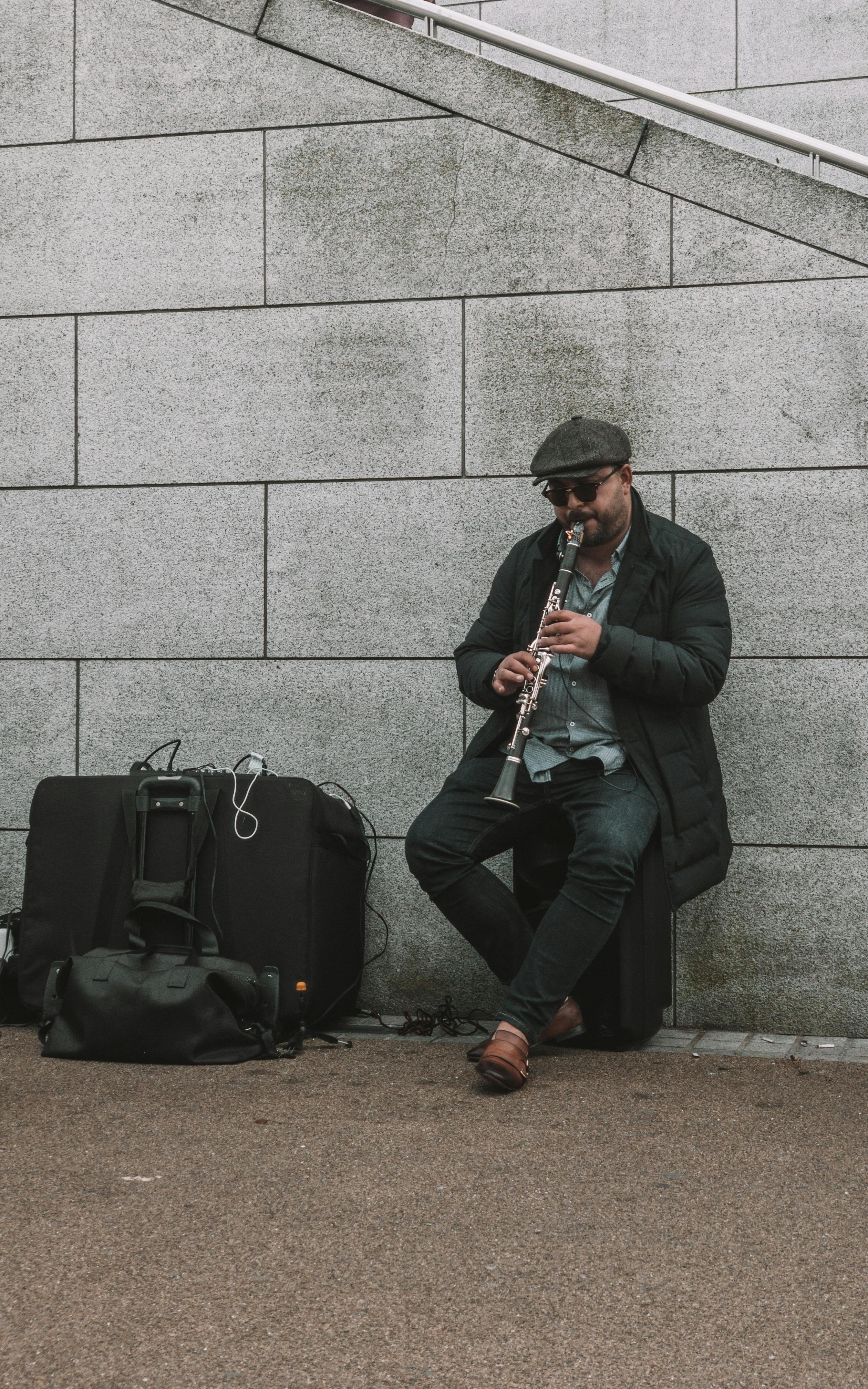 Man Playing Flute · Free Stock Photo