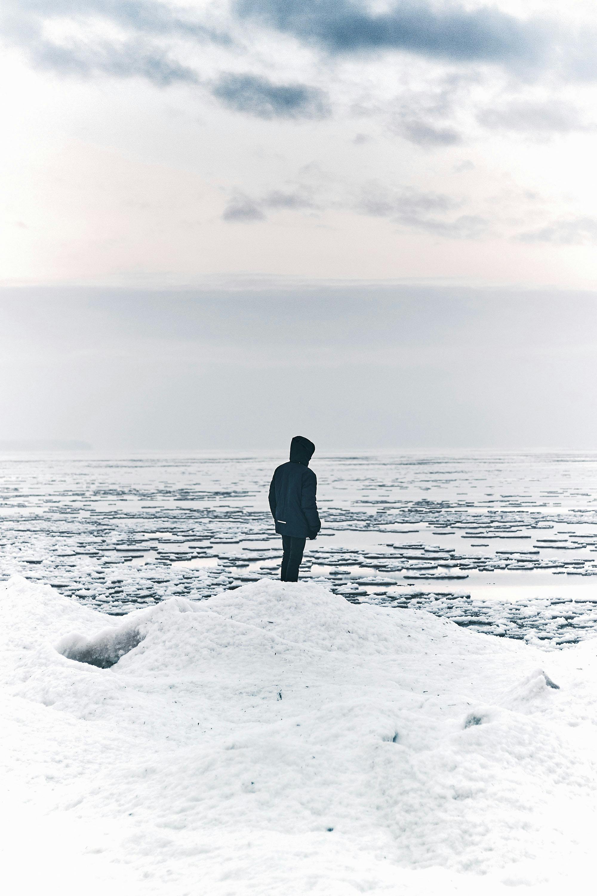 Free stock photo of frosted, ice, person