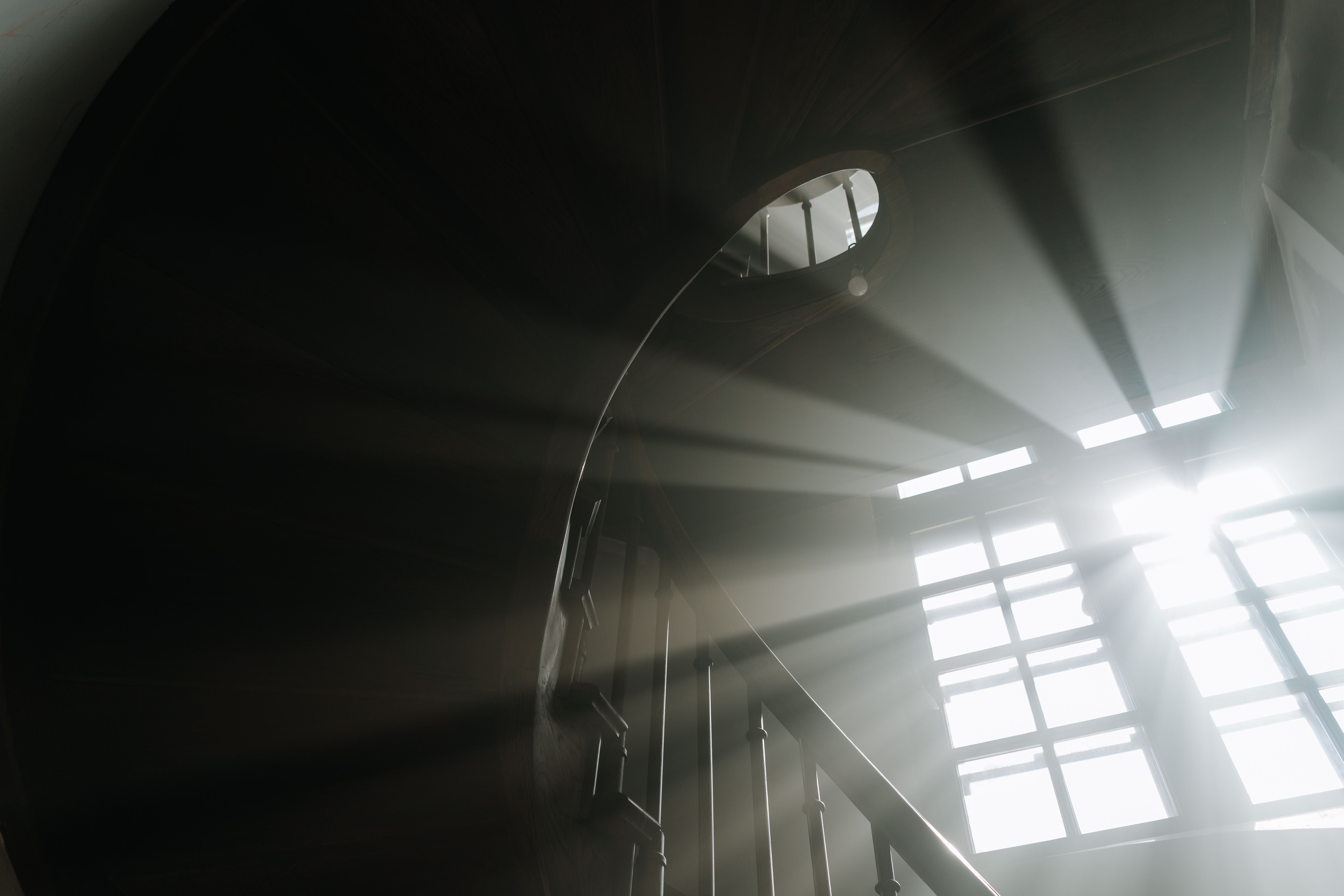 White Metal Railings Near White Wall · Free Stock Photo