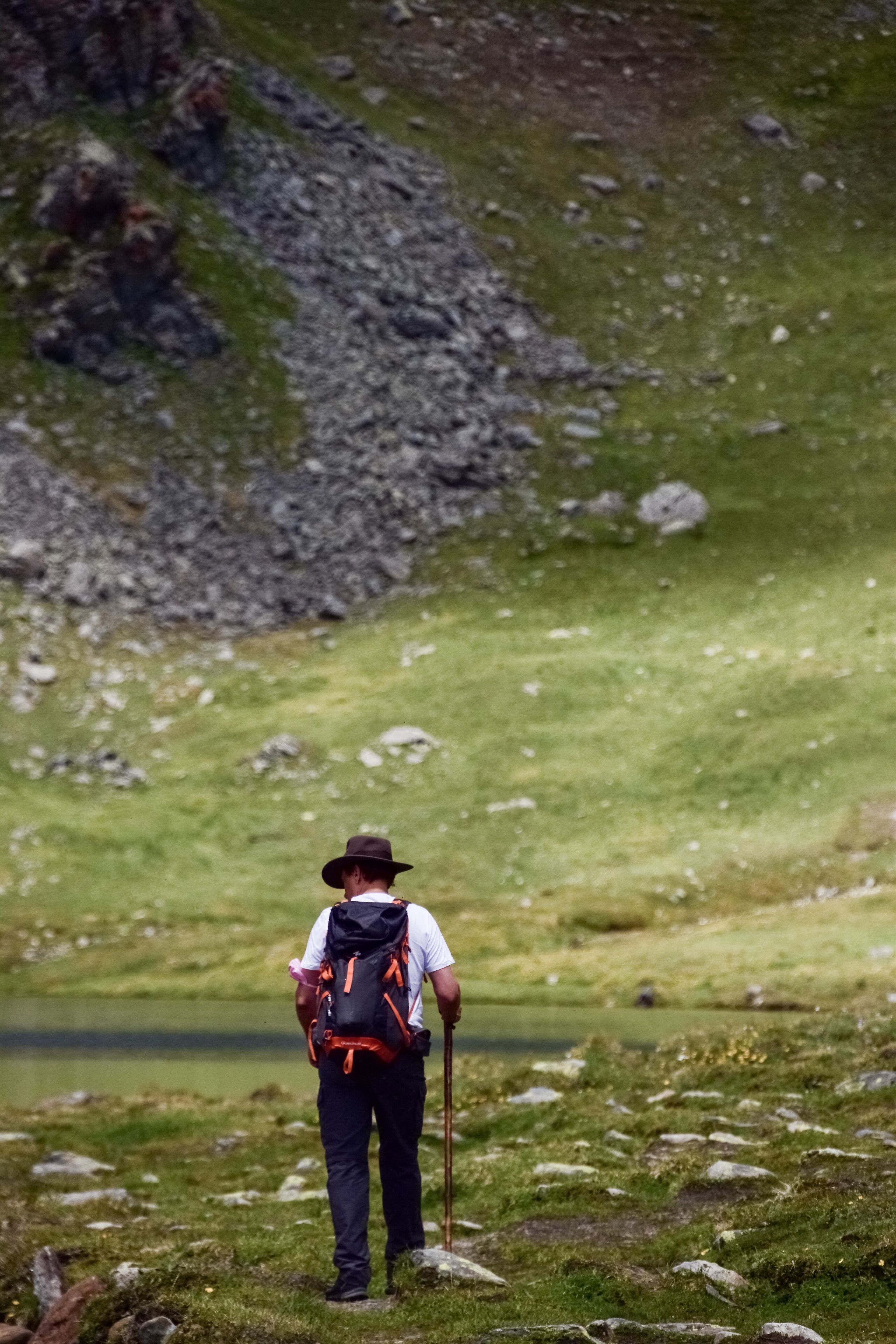 A Man Hiking on the Mountain · Free Stock Photo
