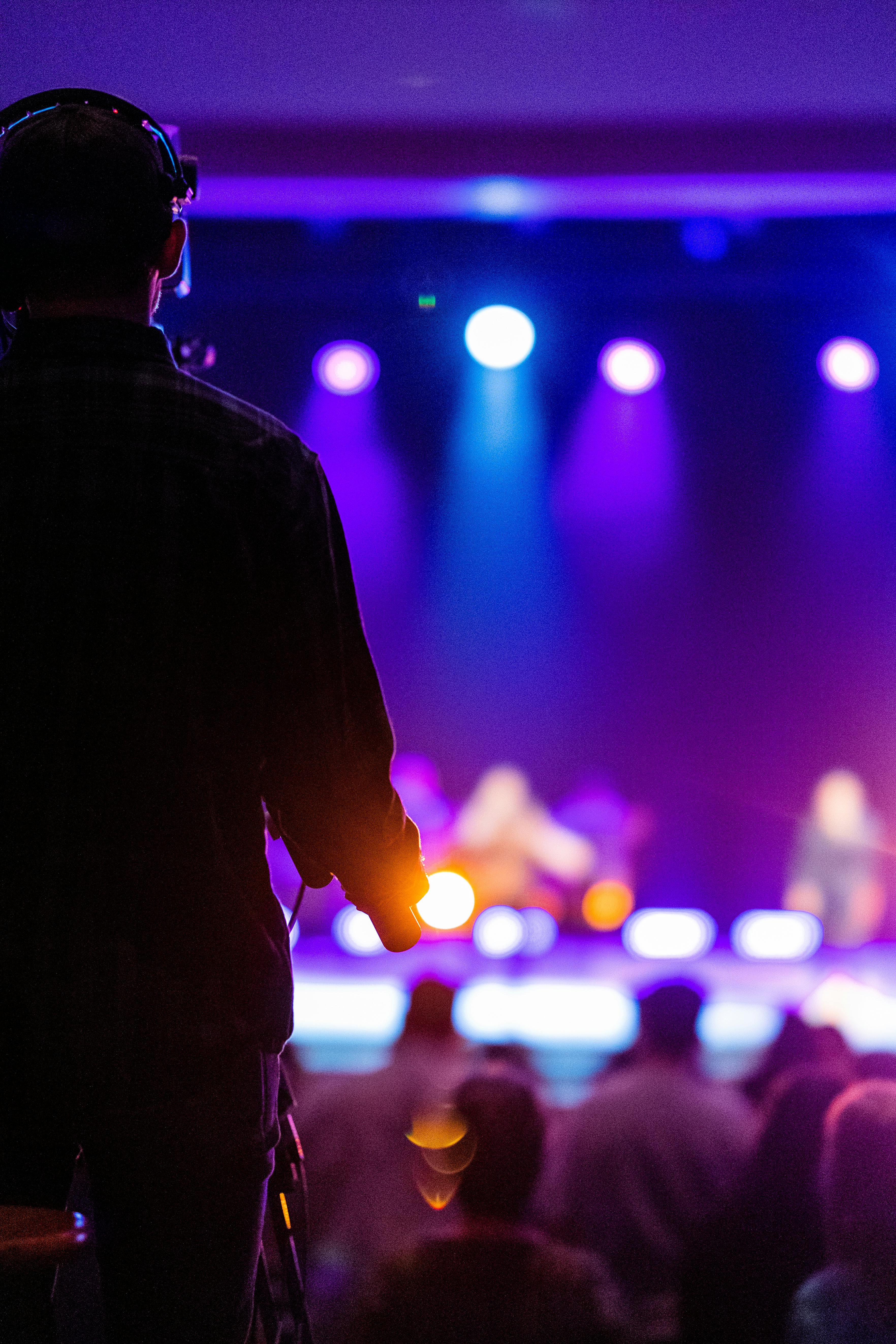 Back View of People at Concert · Free Stock Photo