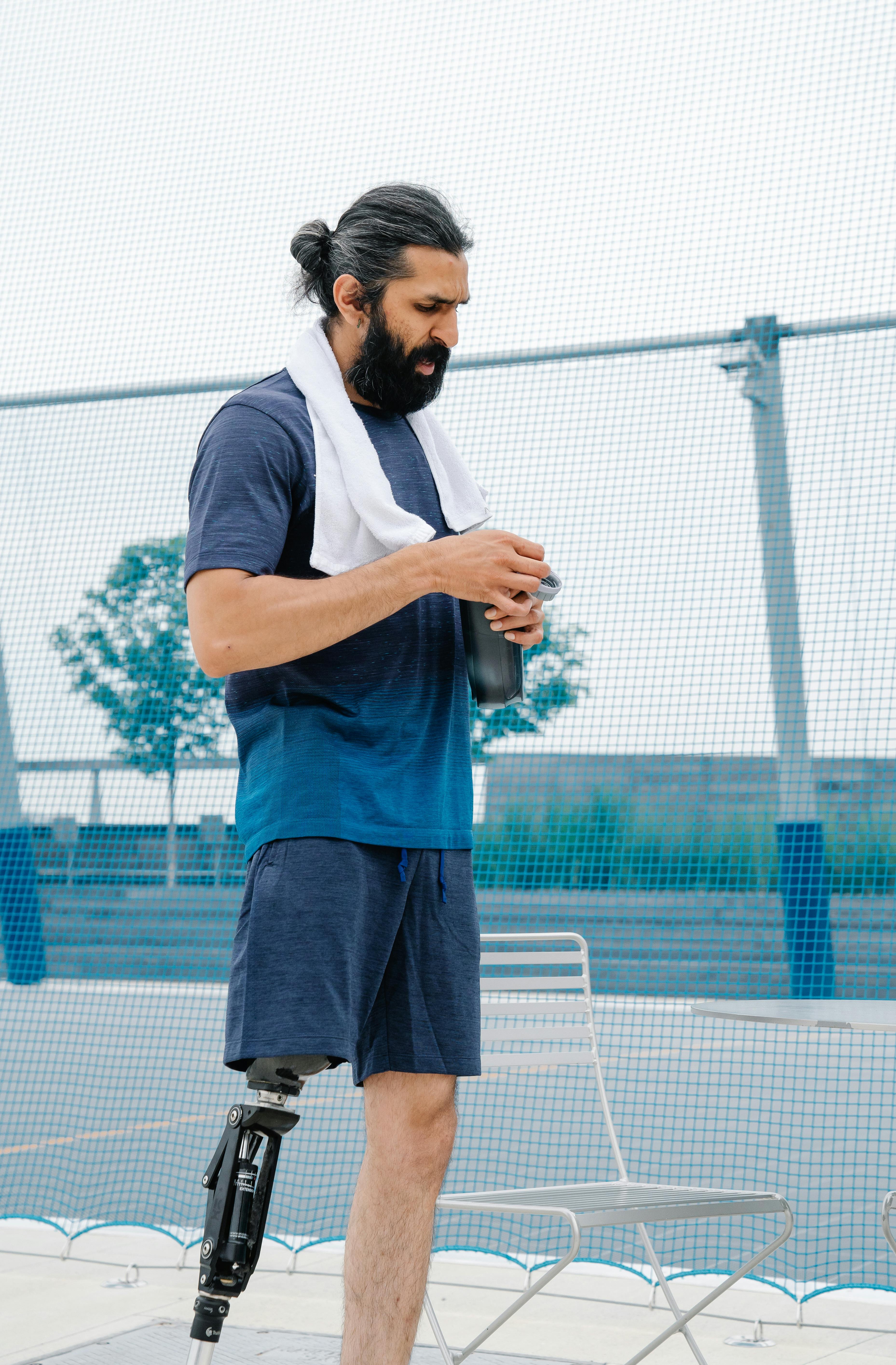Man with Prosthetic Leg standing · Free Stock Photo