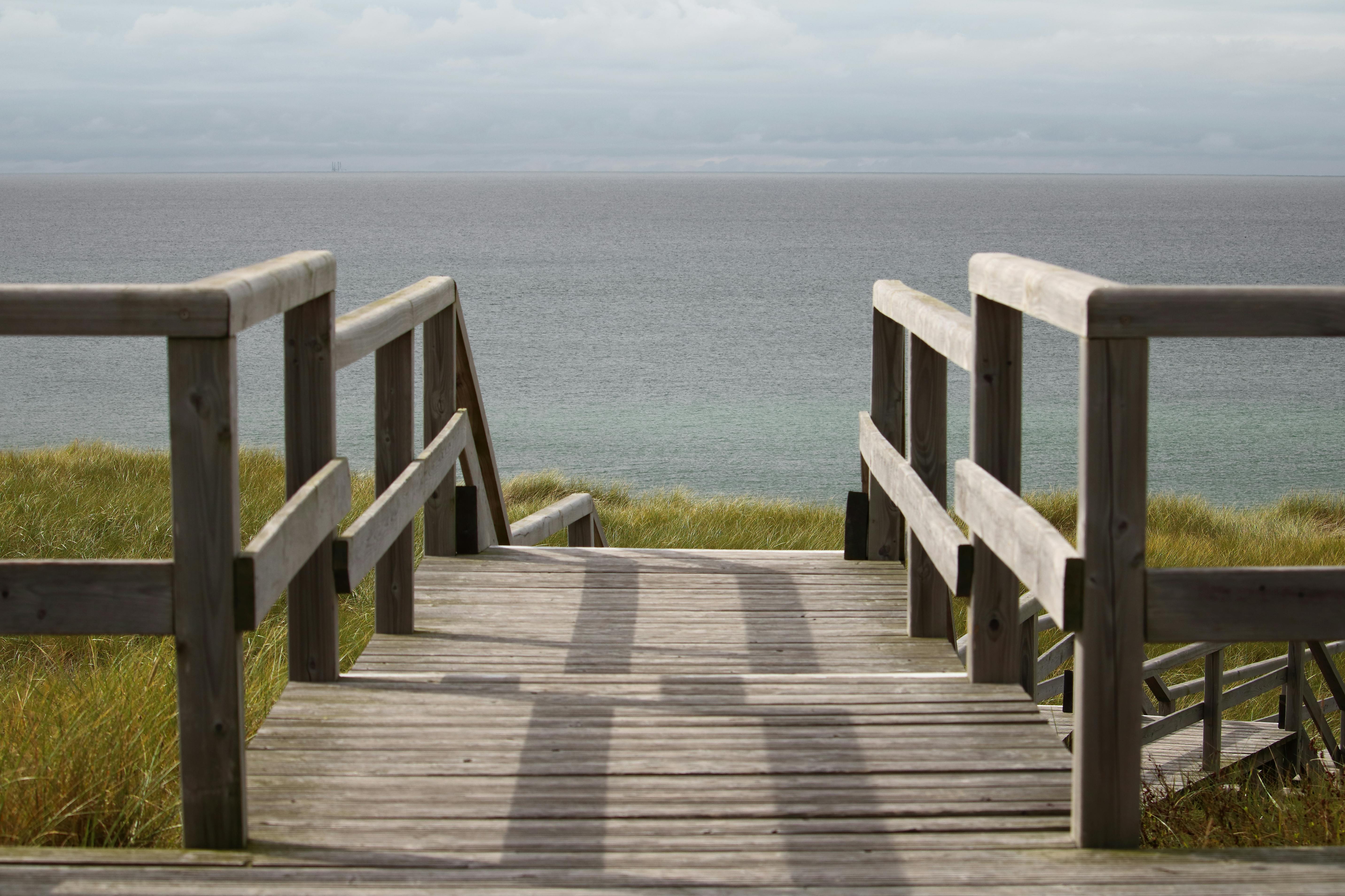 Wooden Steps in Seaside · Free Stock Photo