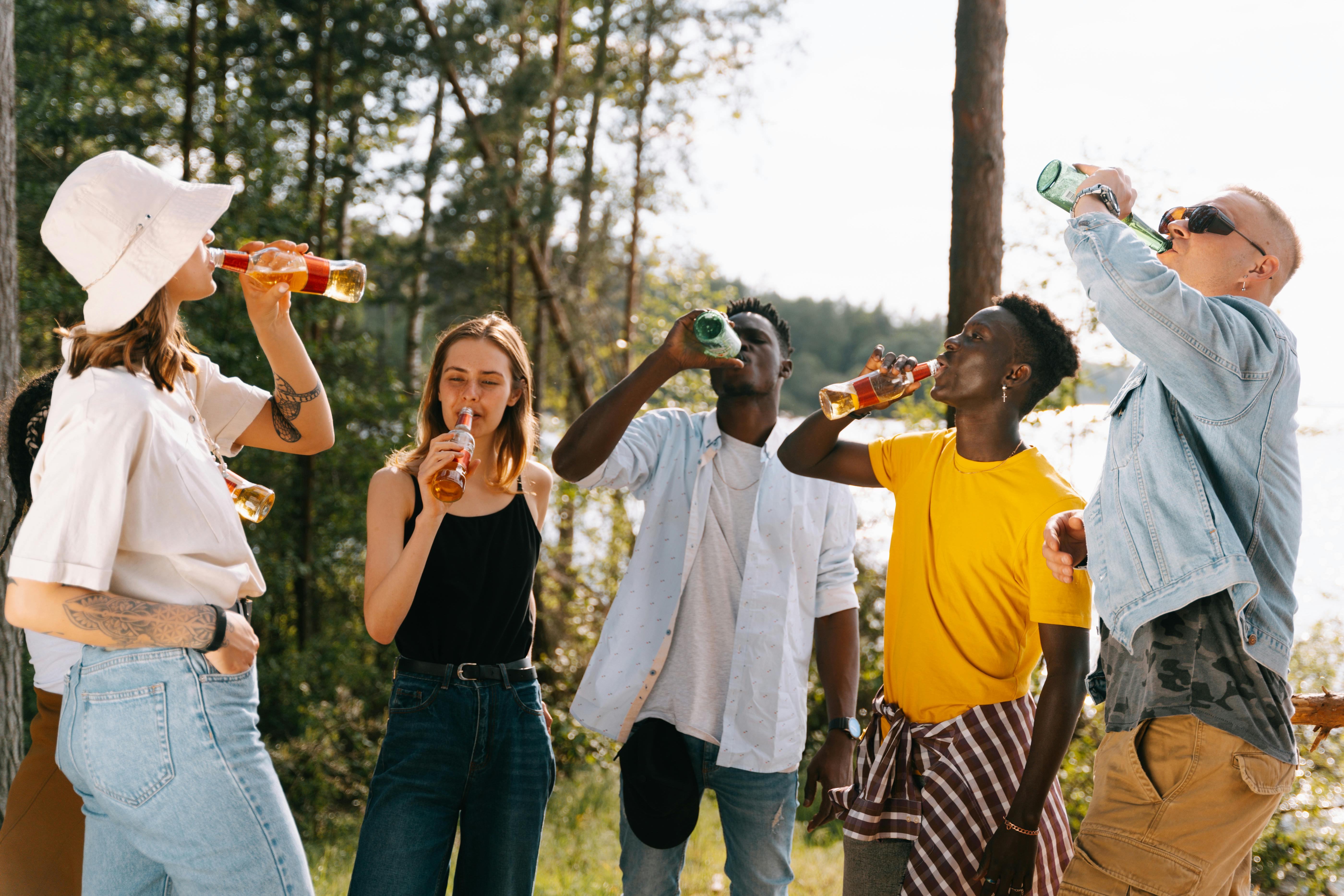 A Group of Friends Drinking Together · Free Stock Photo