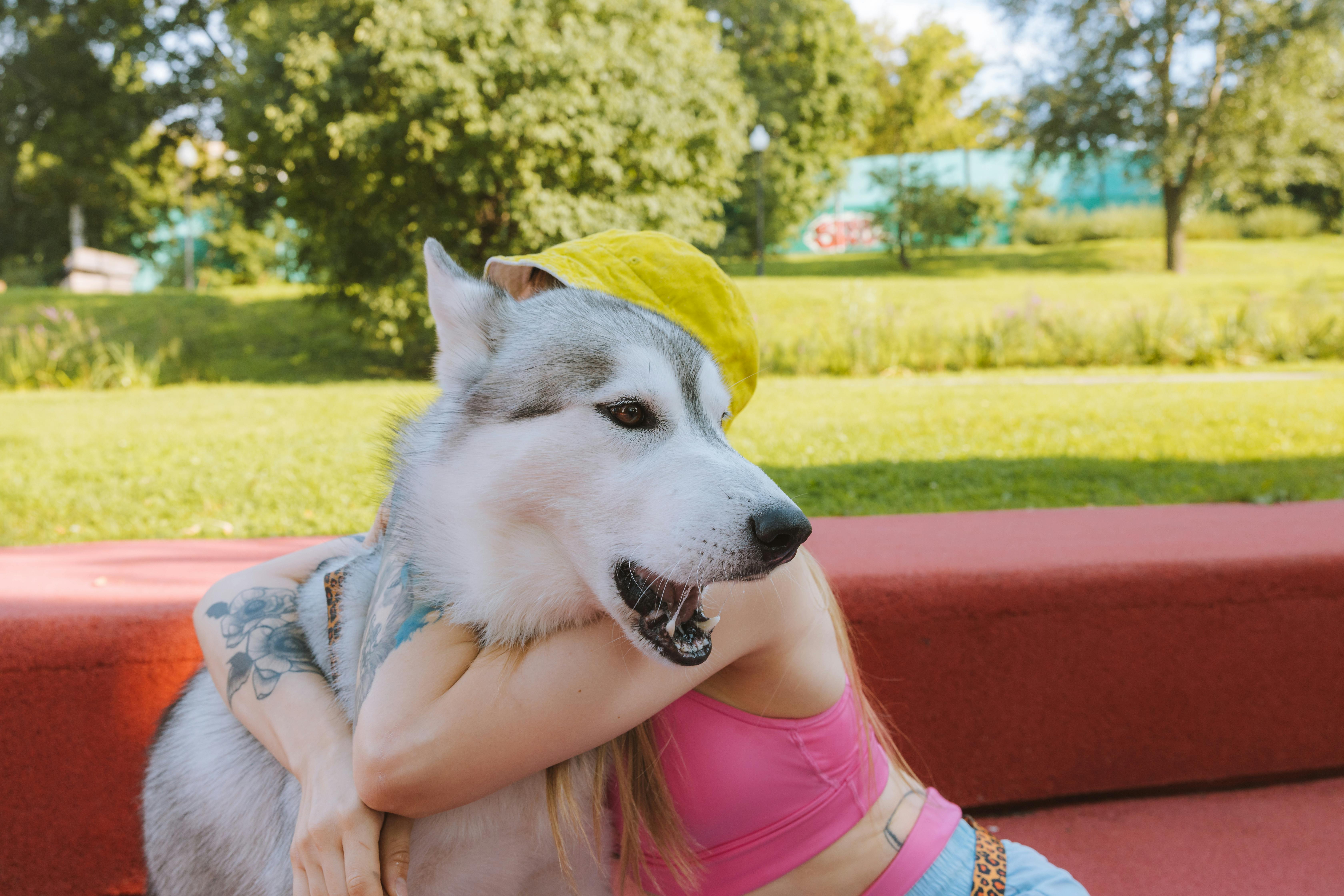 A Woman Embracing her Pet Dog · Free Stock Photo