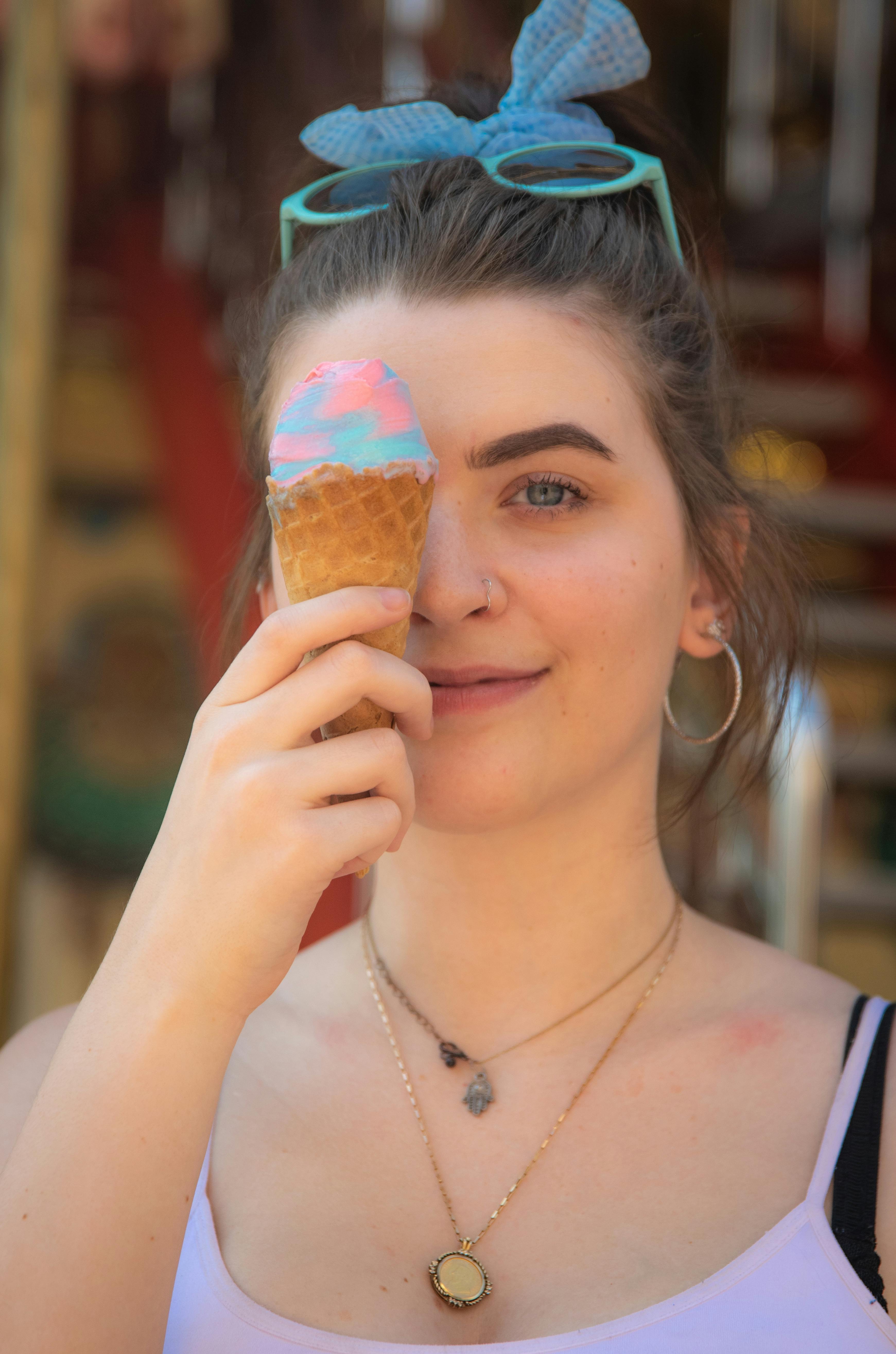 Photo of Person Holding Ice Cream · Free Stock Photo