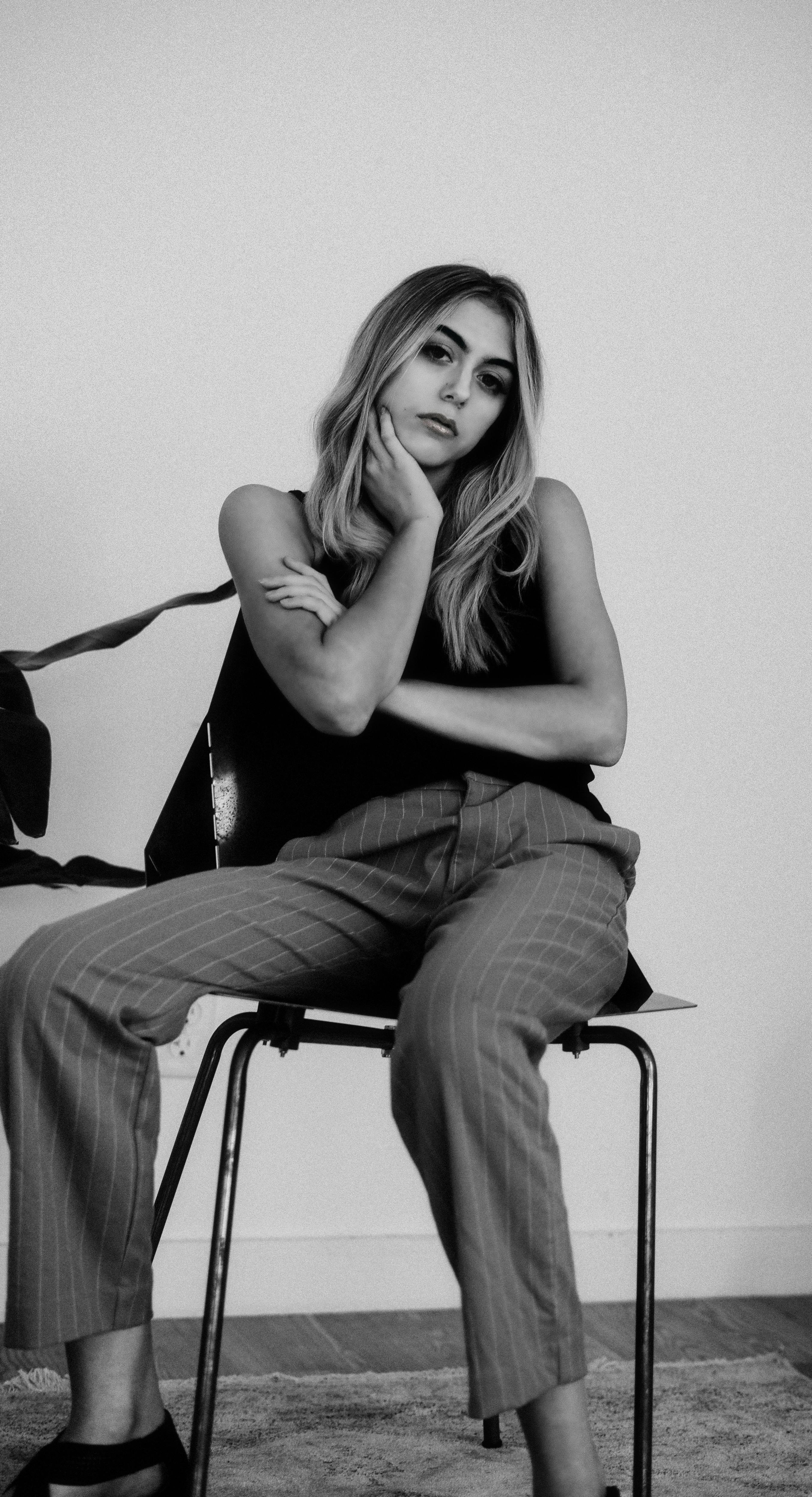 Black and White Photo of Fashion Models Posing · Free Stock Photo