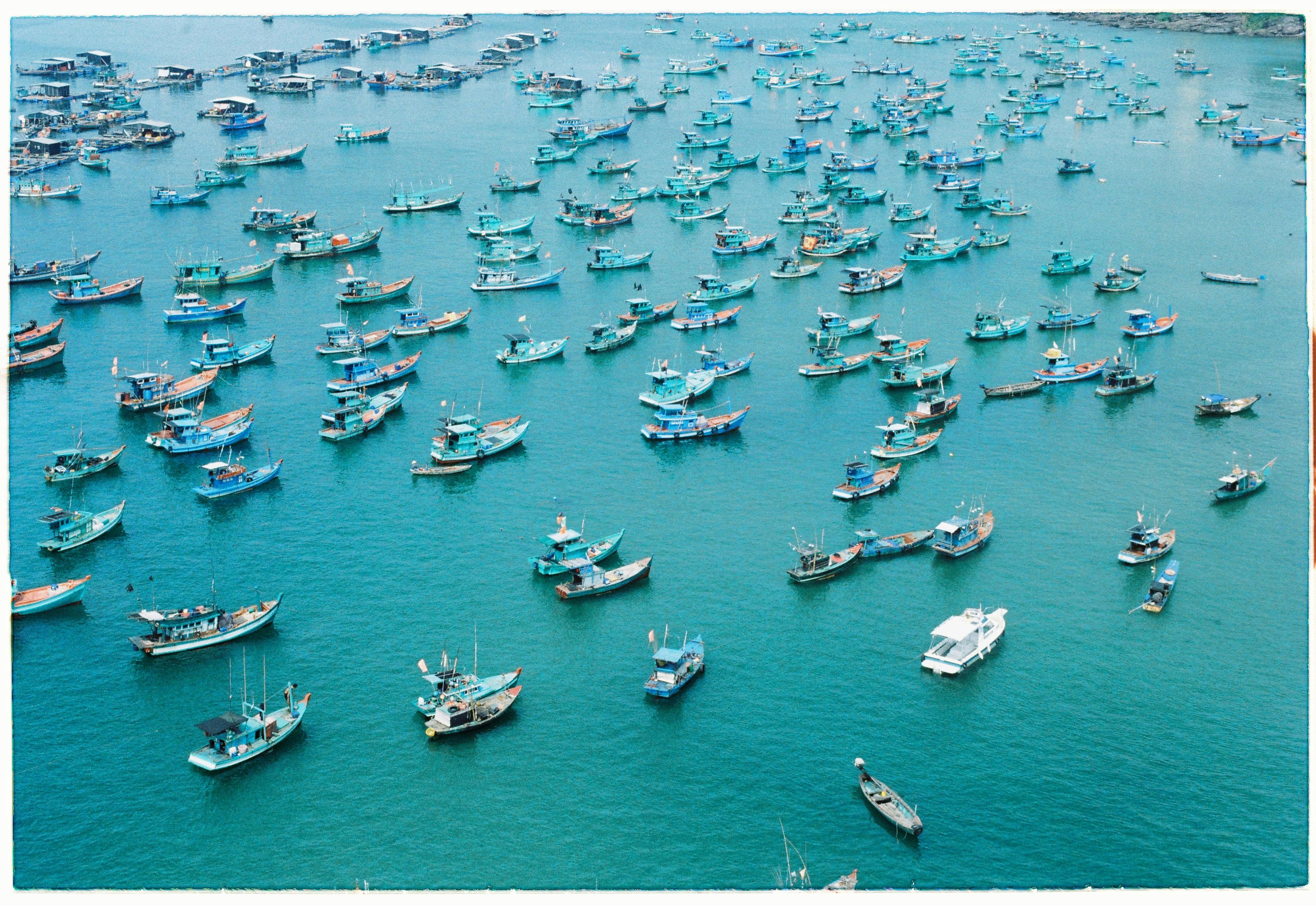 Birds Eye View of Boats at Sea · Free Stock Photo