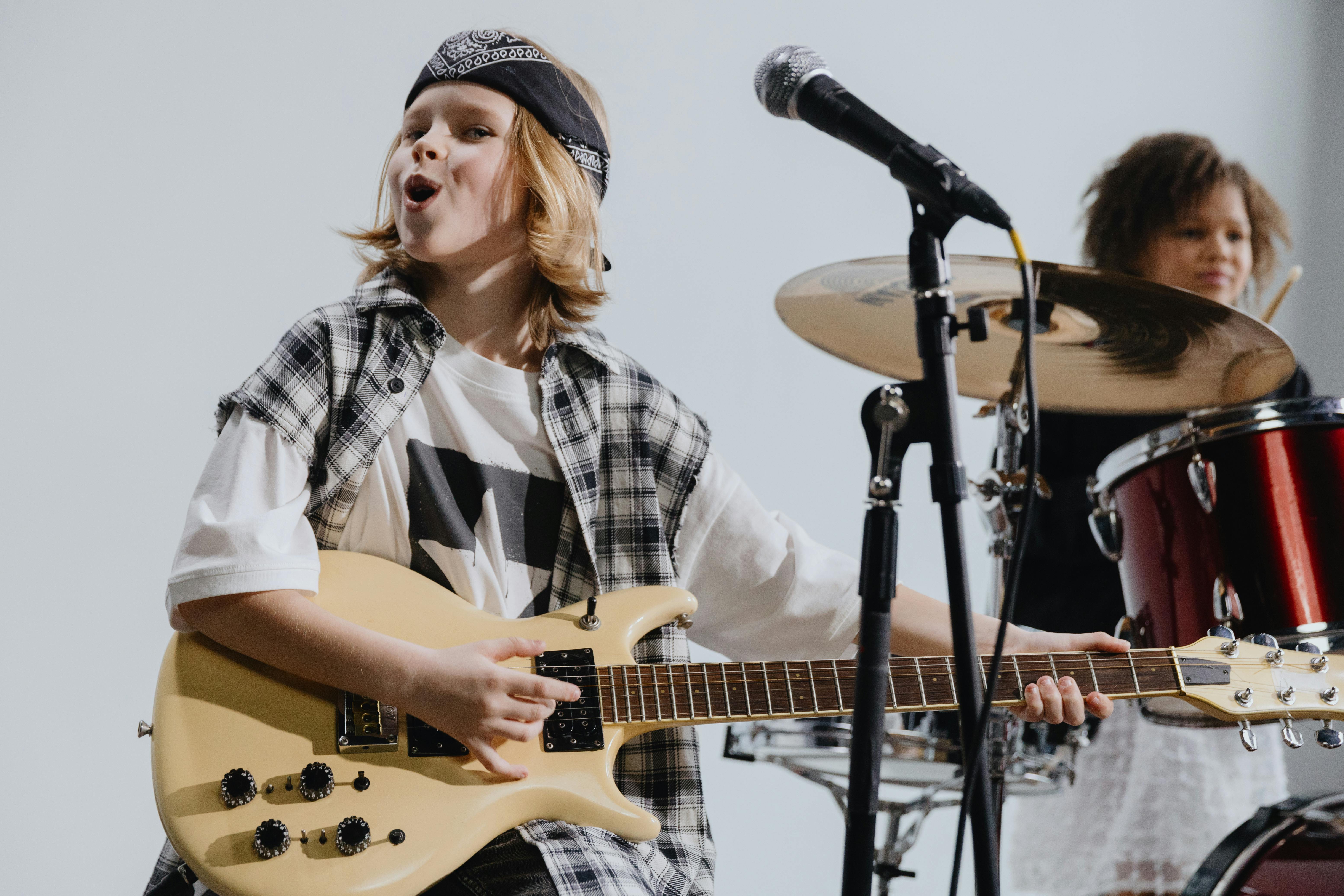 Kids Playing Musical Instruments · Free Stock Photo