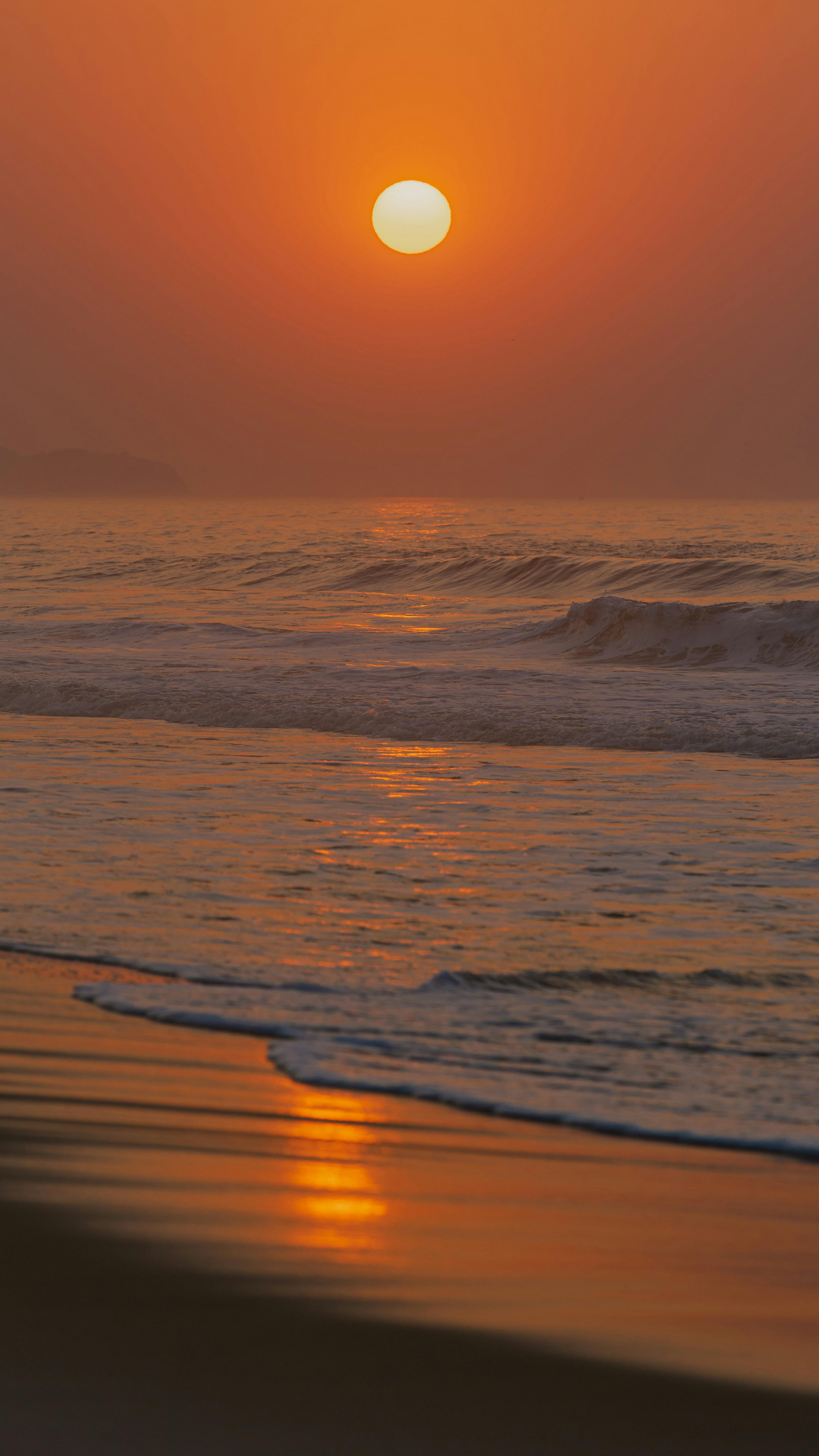 Calm Ocean During Golden Hour · Free Stock Photo