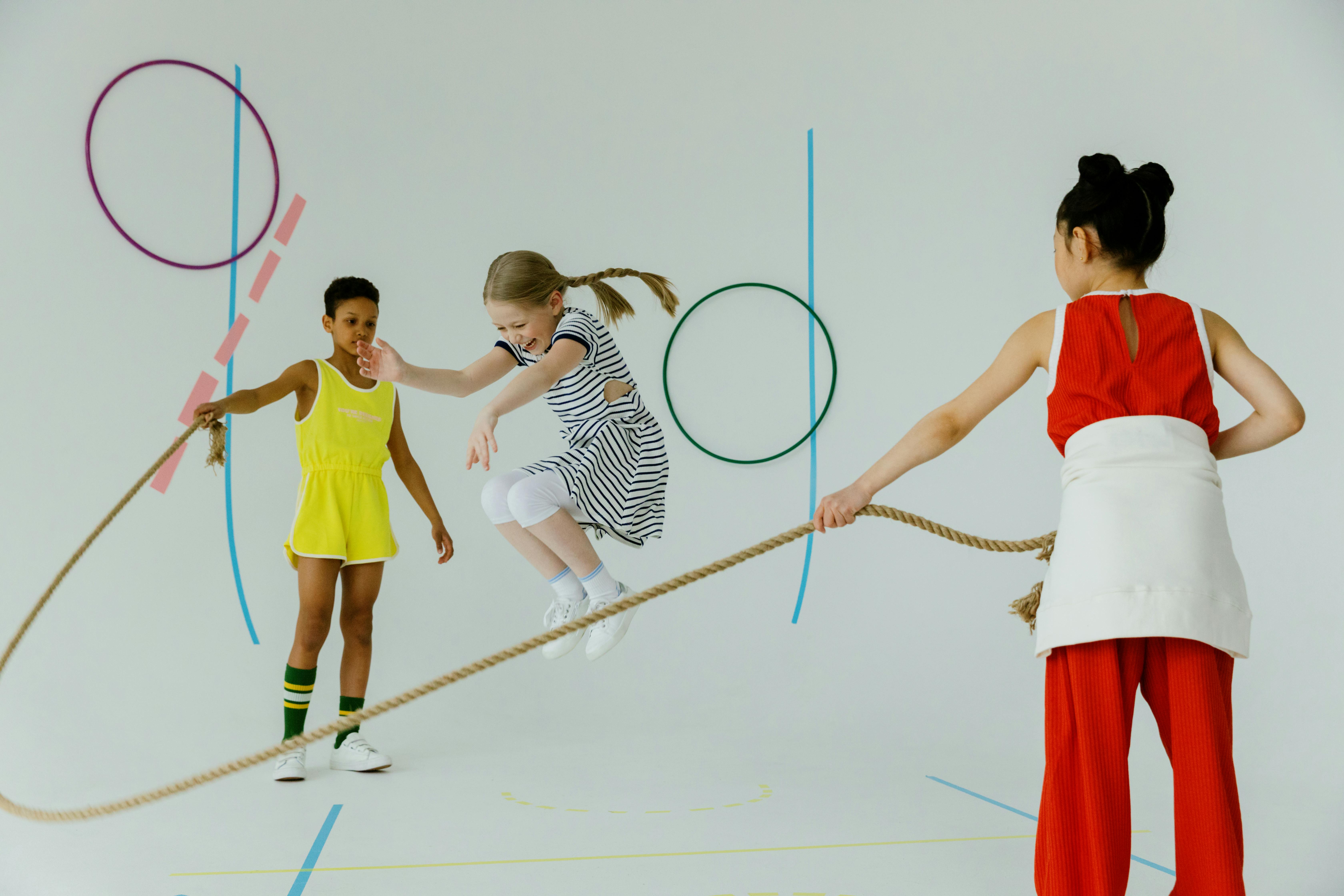 Girls Skipping Rope · Free Stock Photo