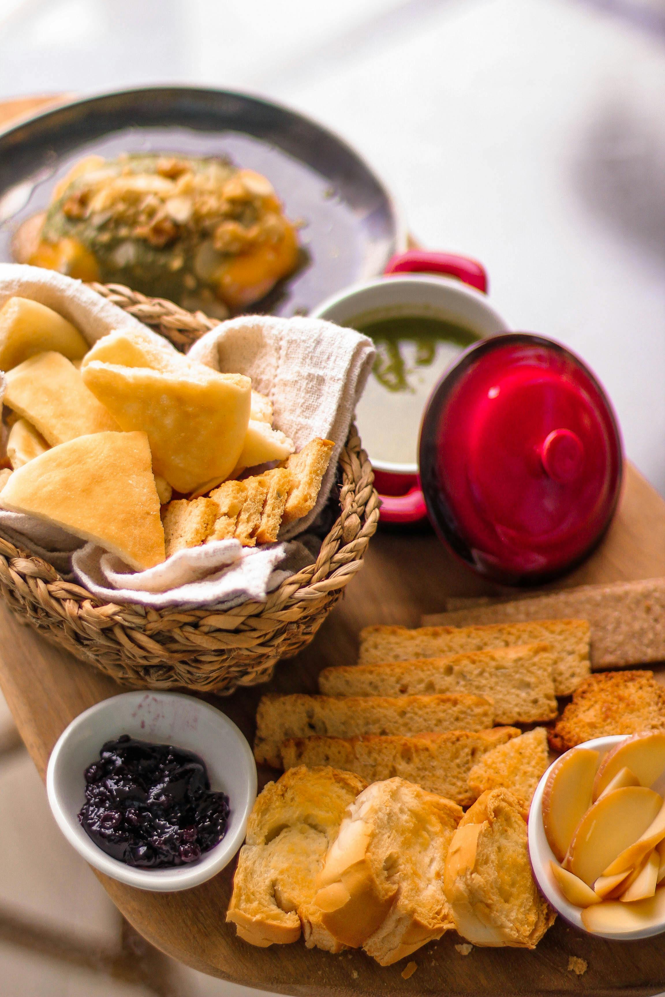 Snacks in Plates on Table · Free Stock Photo