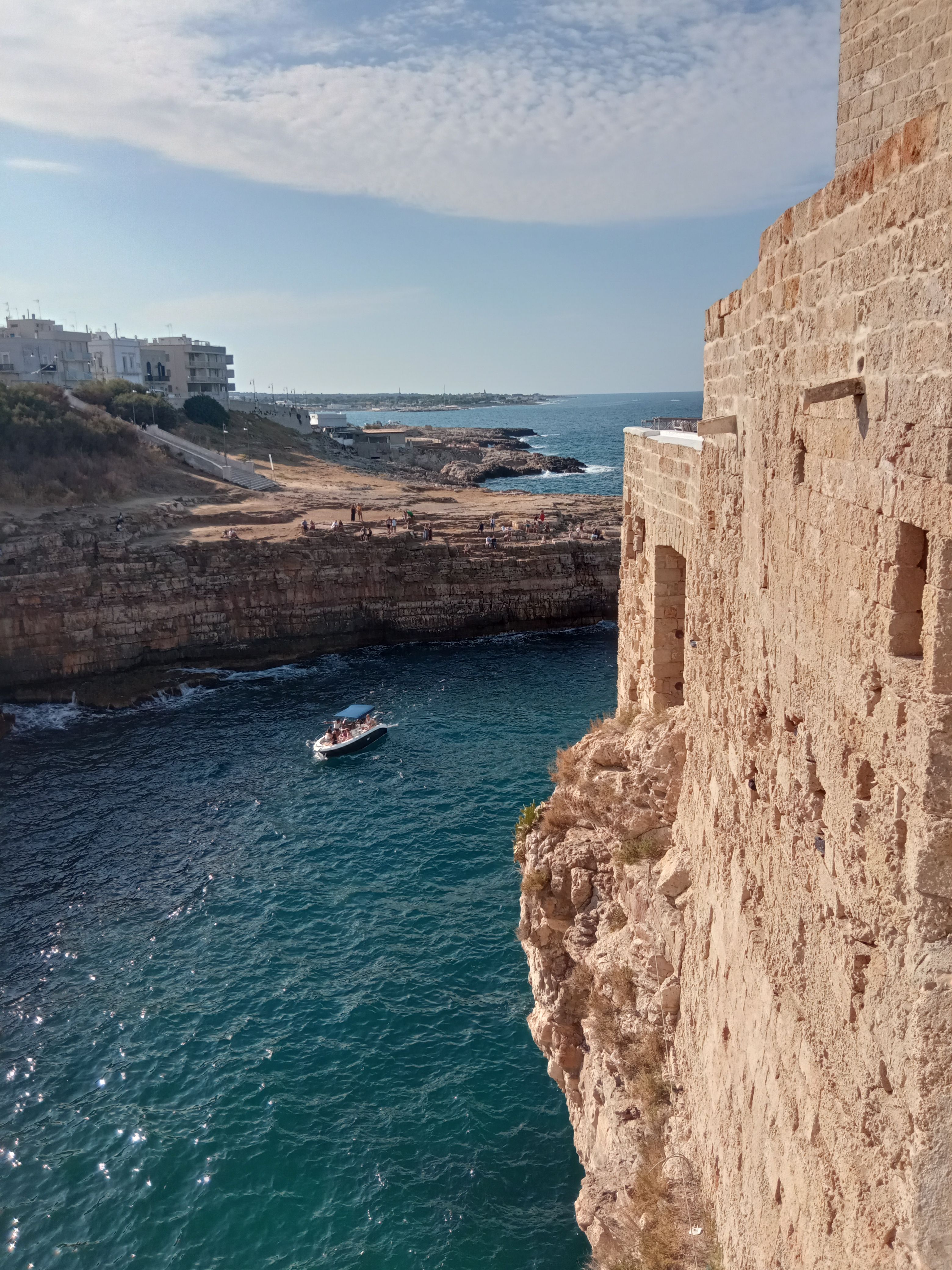 The Lama Monachile Cove in Polignano a Mare Italy · Free Stock Photo