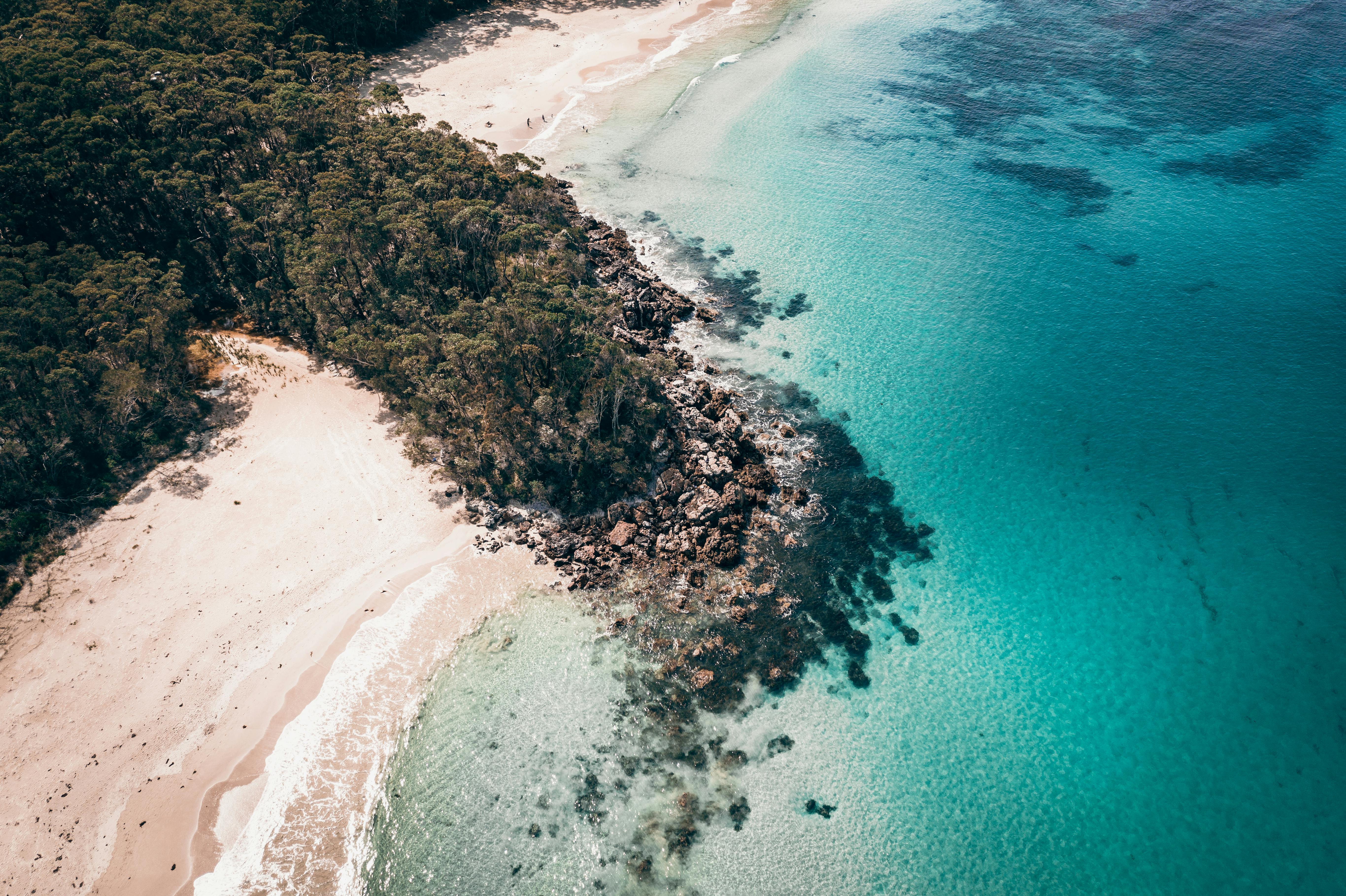 High angle view on beach · Free Stock Photo