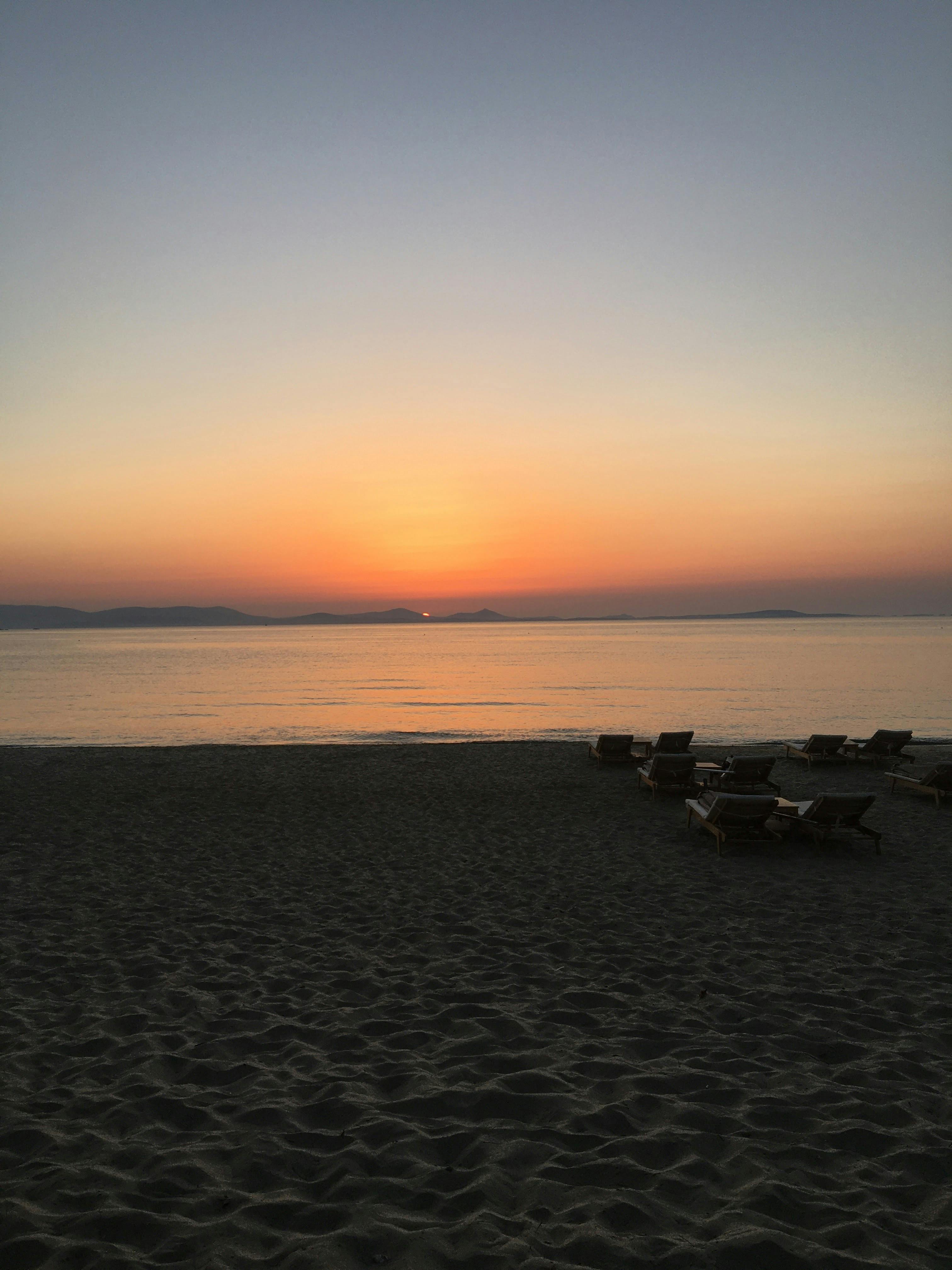 Photo of Beach During Dawn · Free Stock Photo
