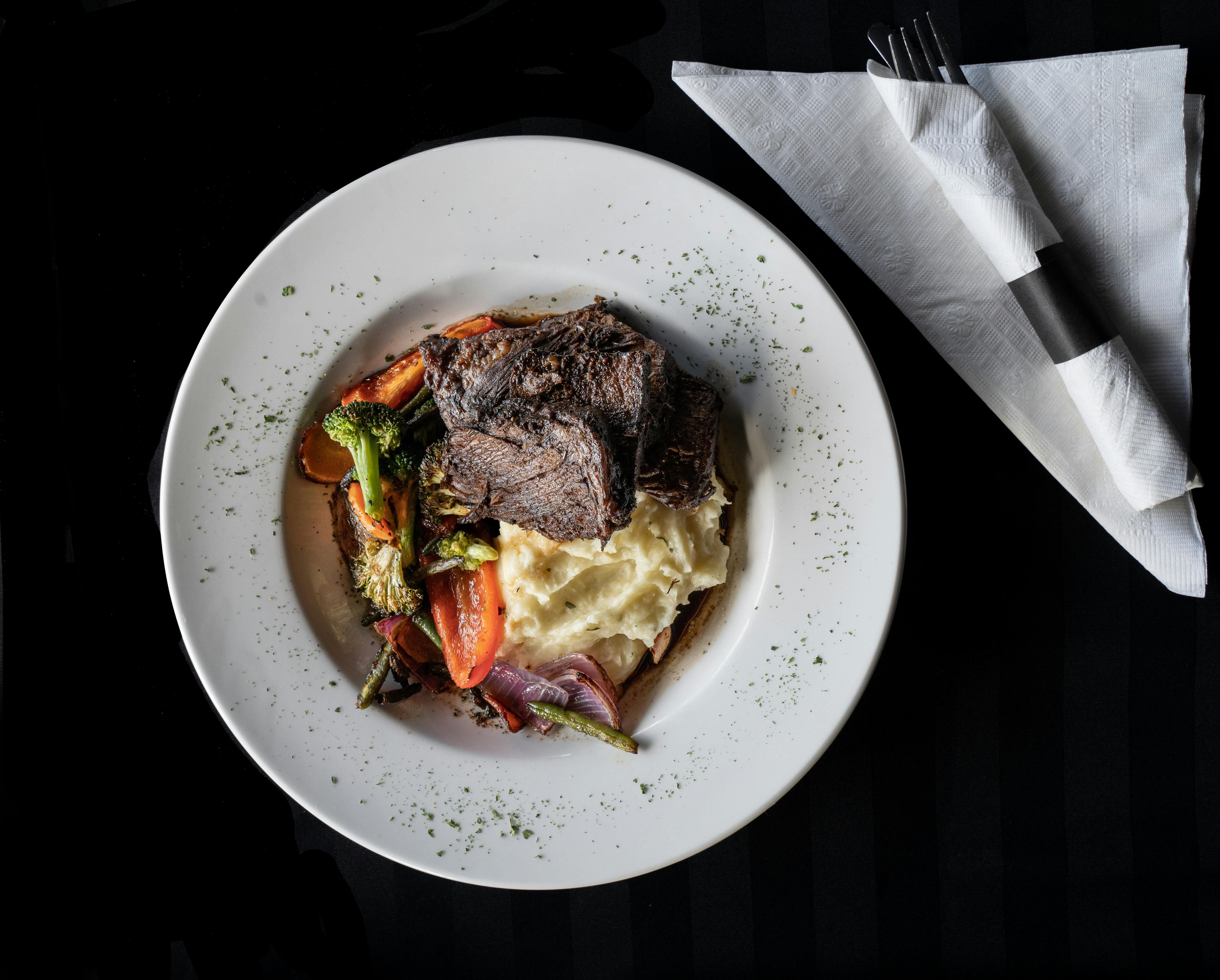 Cooked Meat on the Plate · Free Stock Photo