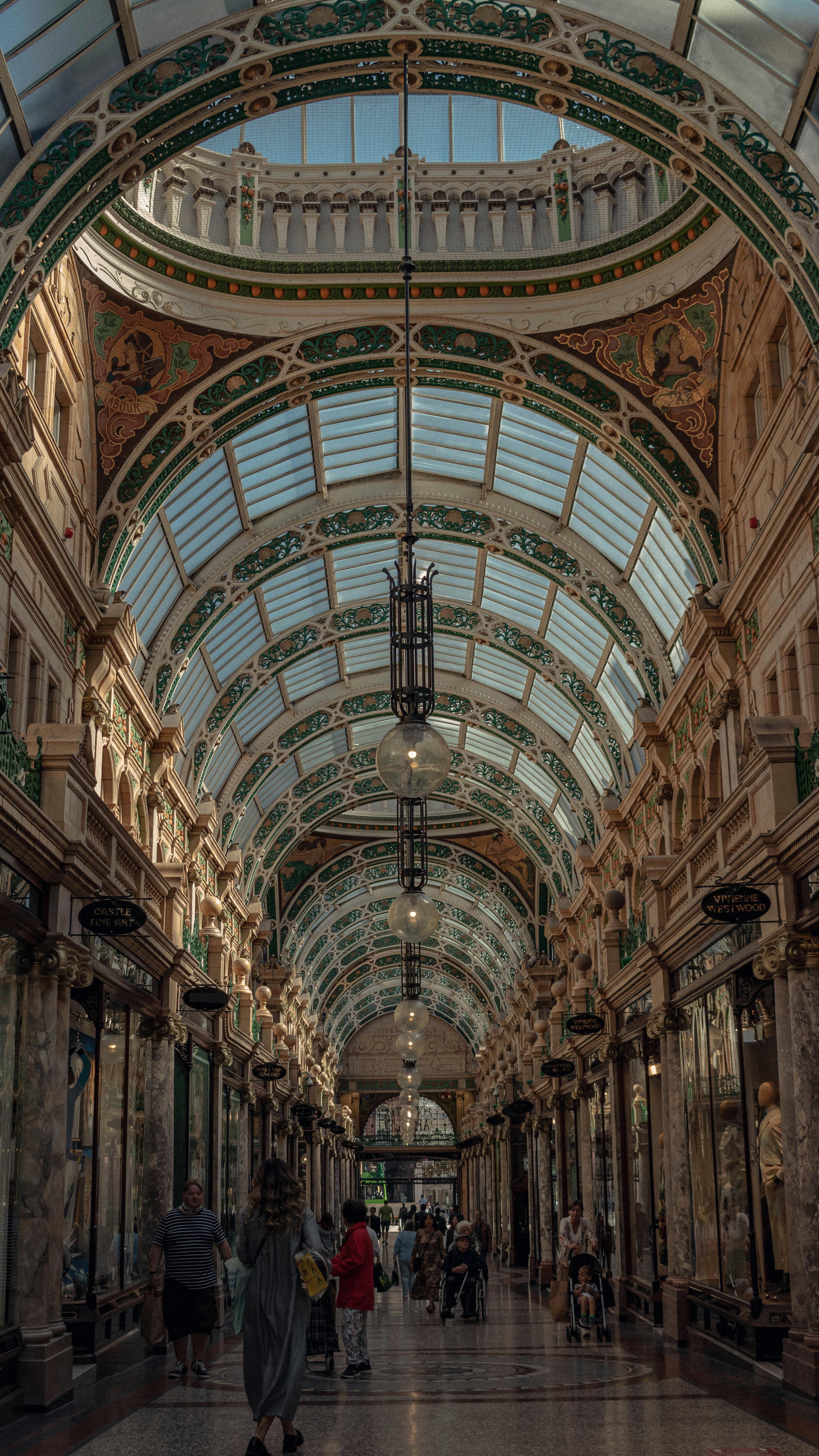 People Walking in the Hallway · Free Stock Photo