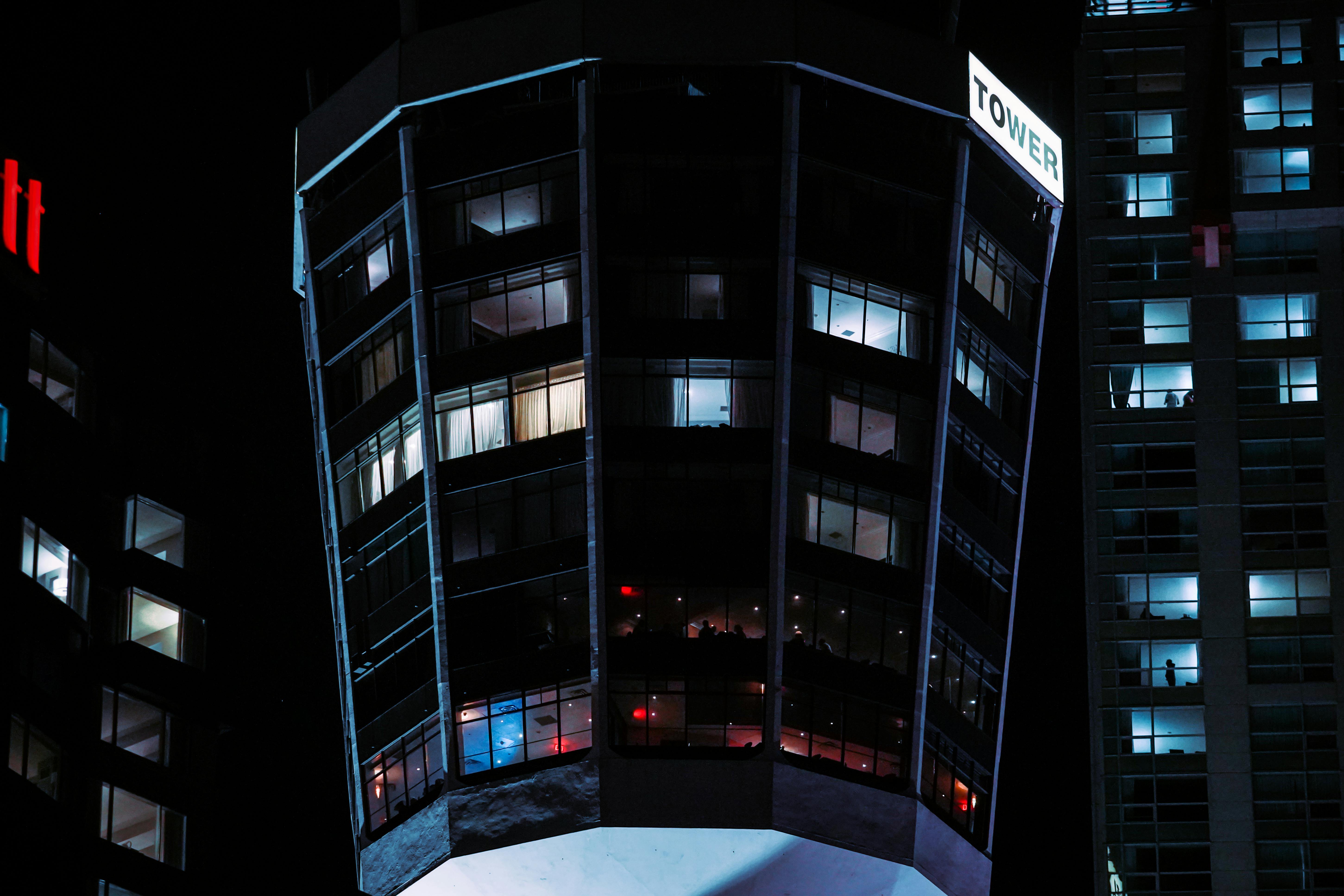 City Building During Night Time · Free Stock Photo