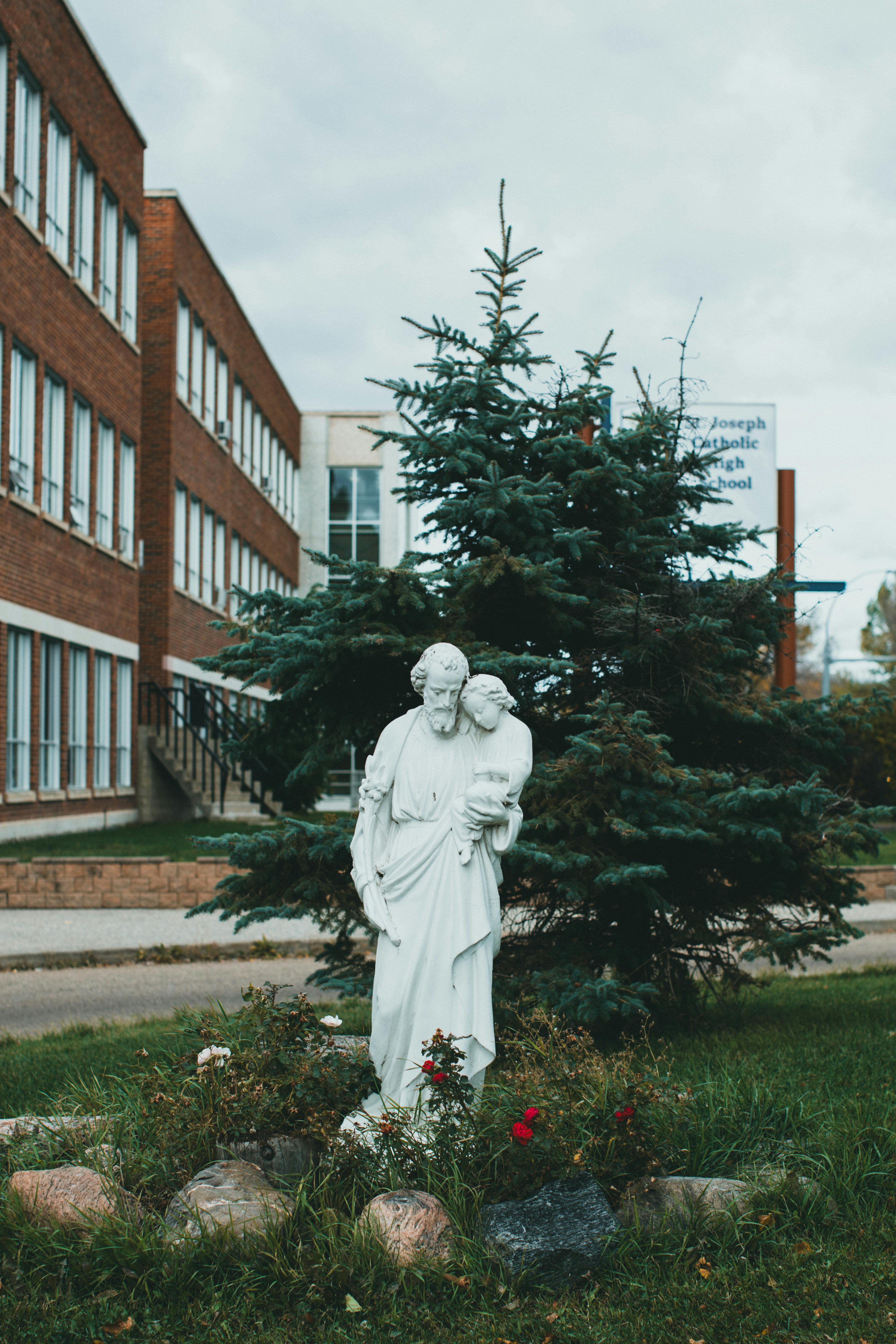 White Rabbit Holding Gold Frame Pocket Watch Statue · Free Stock Photo