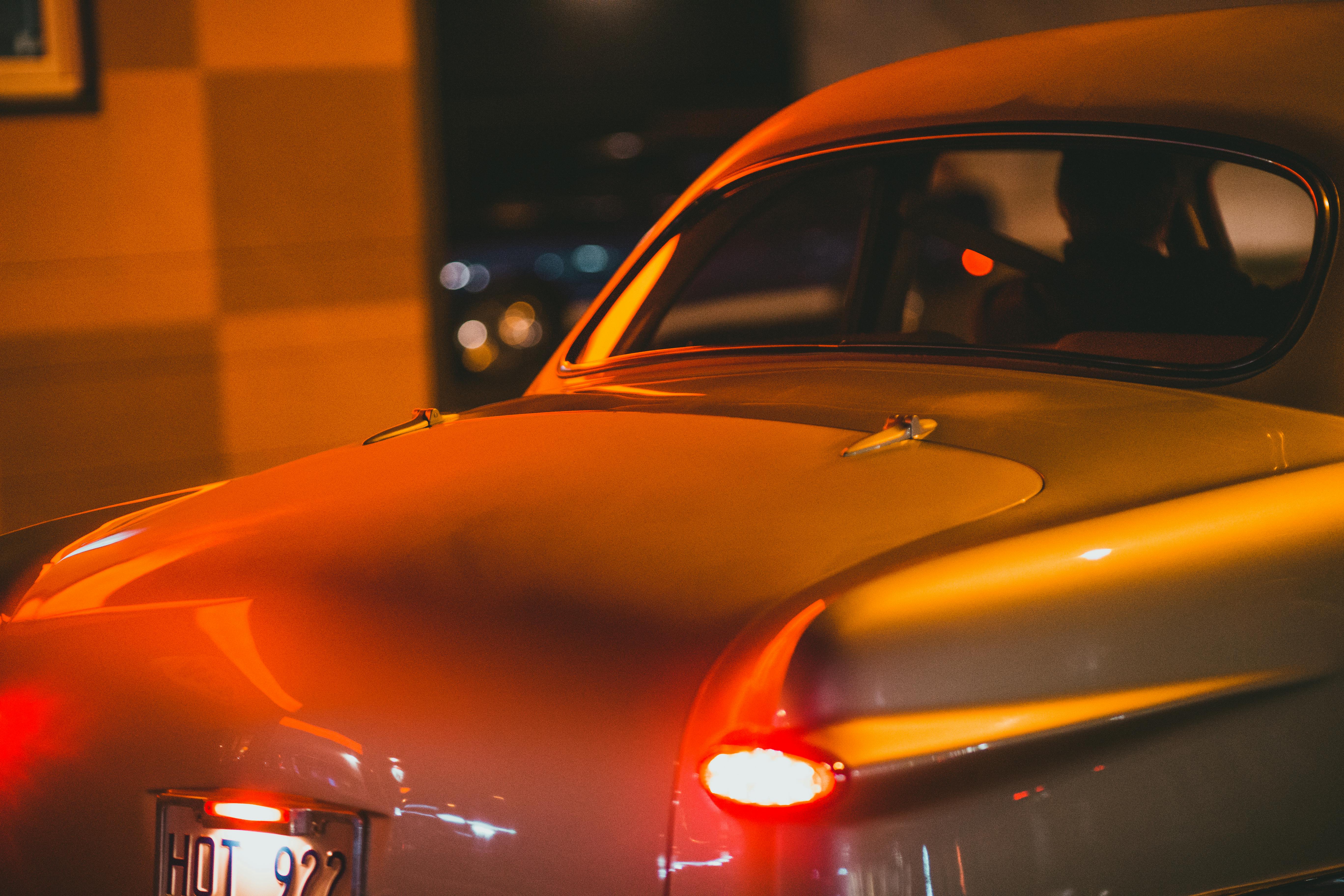 Close-Up Shot Yellow Car · Free Stock Photo