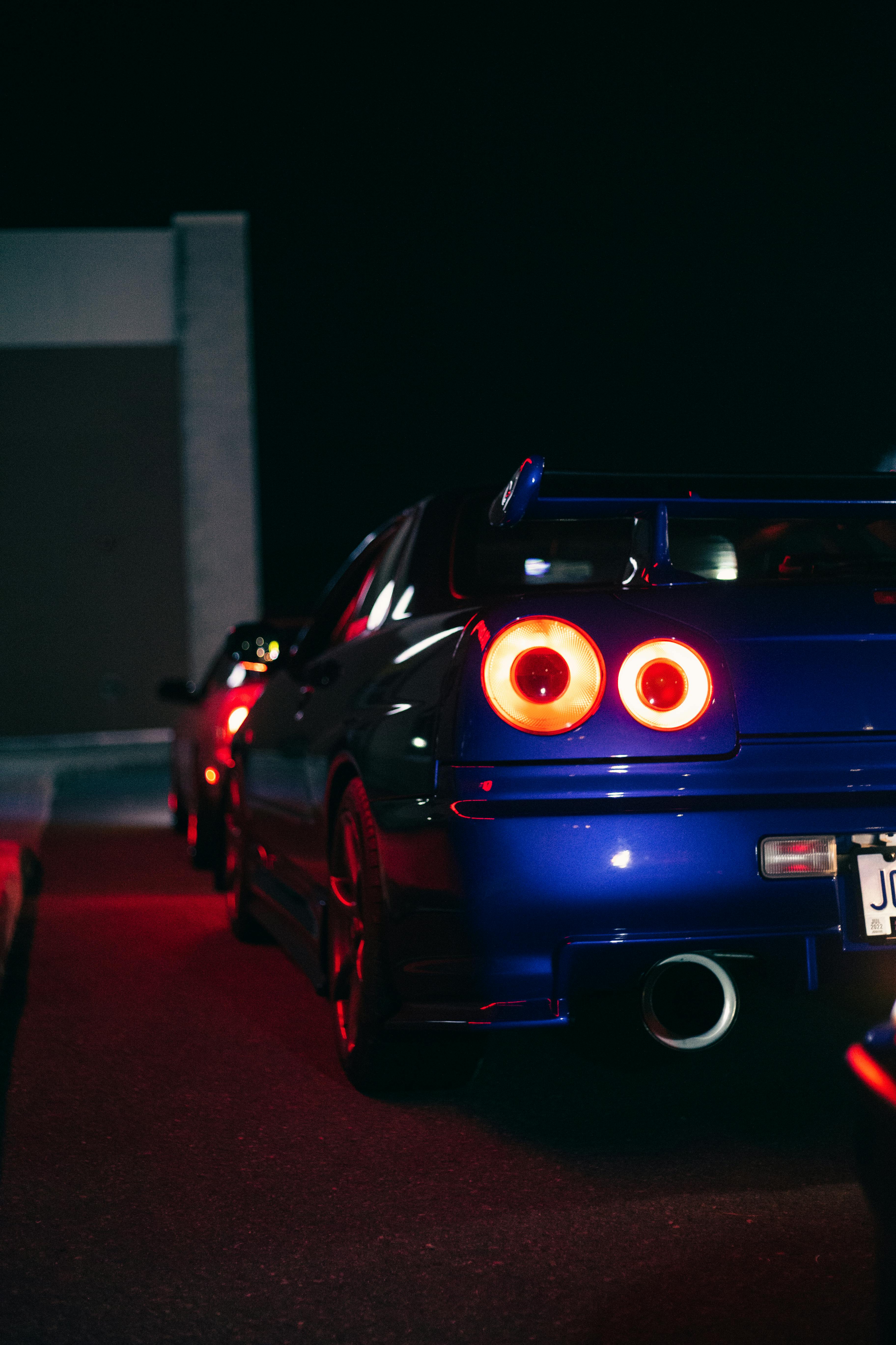 Tail Light of a Ferrari 488 · Free Stock Photo