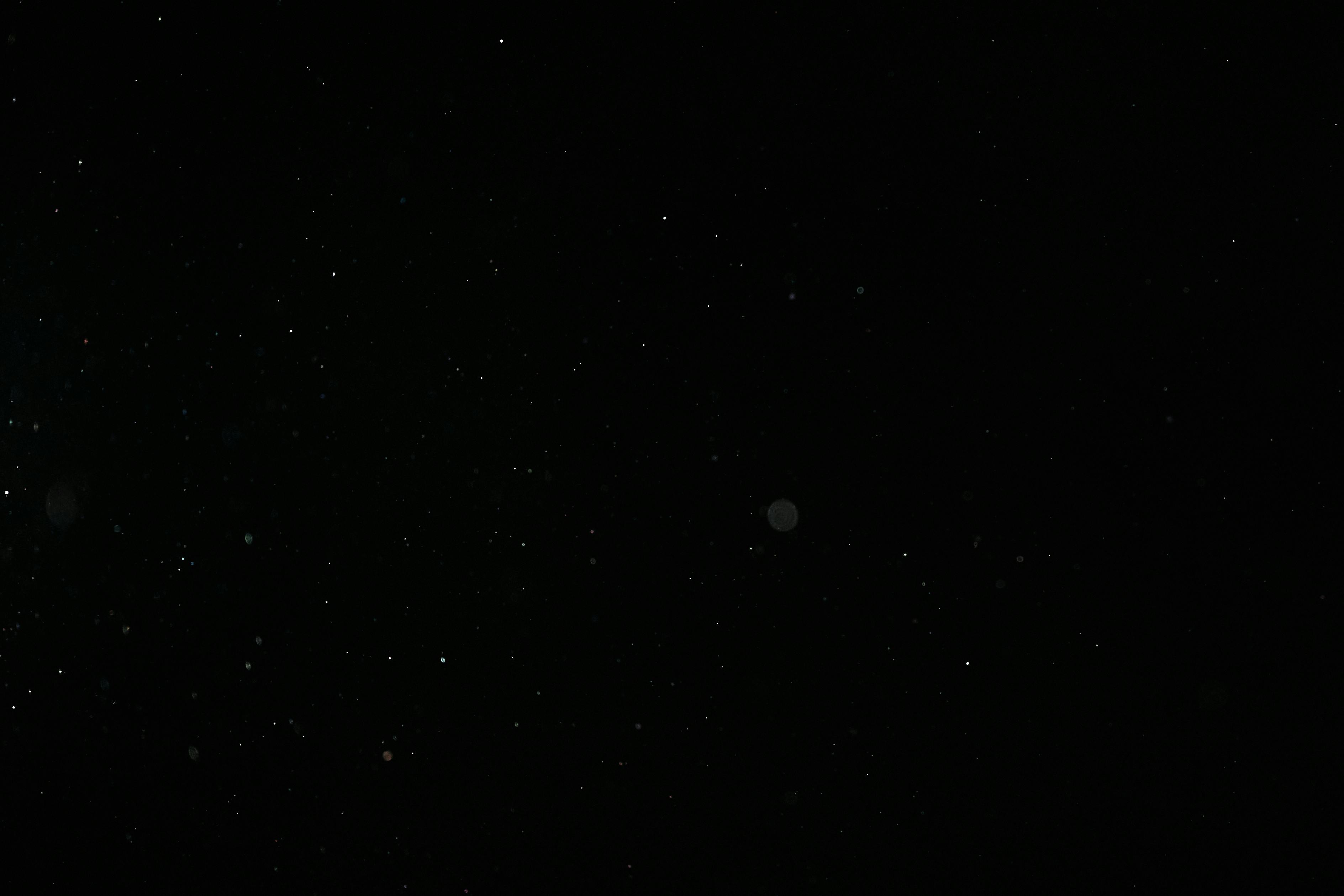 White Dust Particles on Black Background · Free Stock Photo