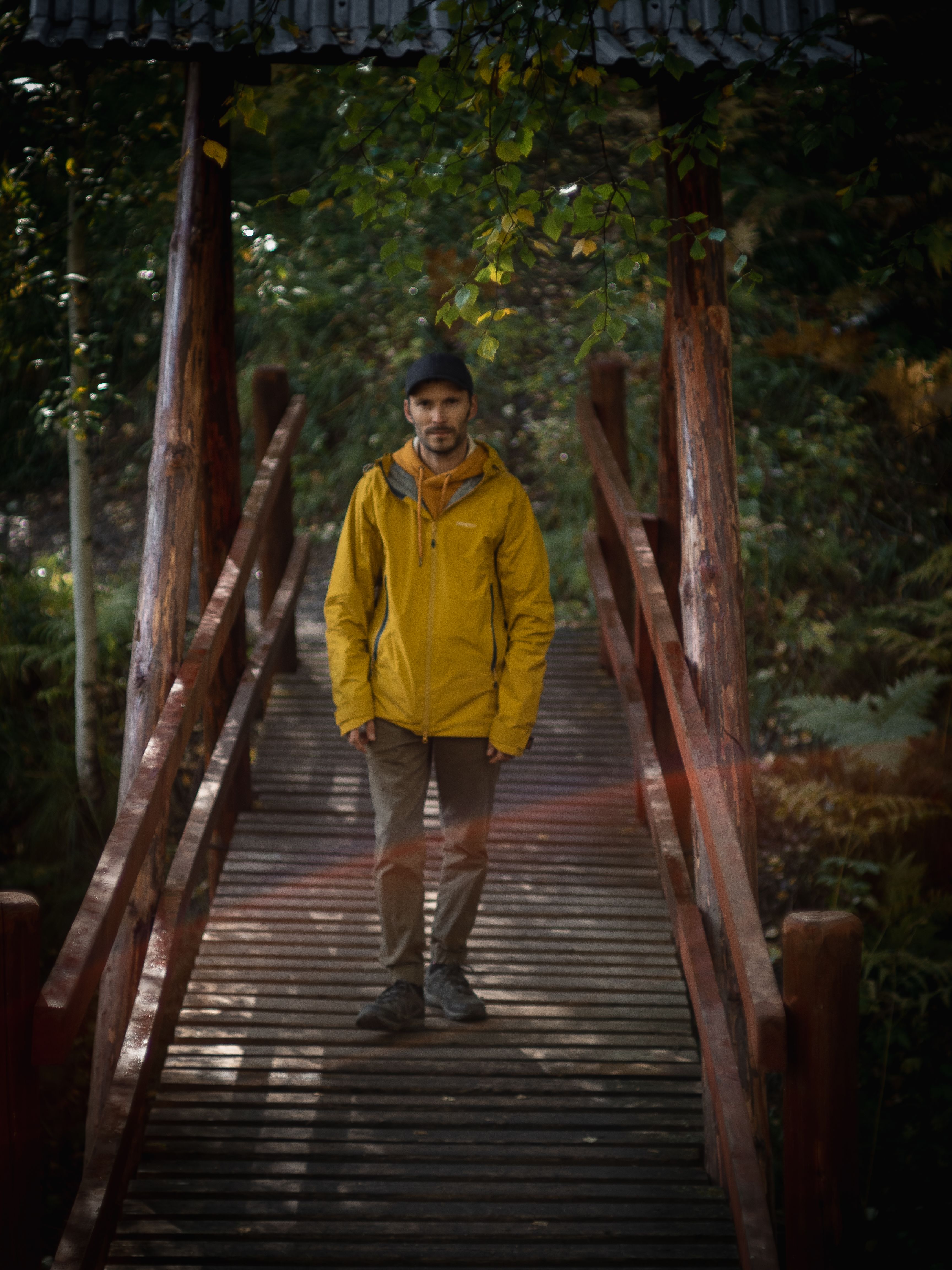 Man Wearing a Yellow Jacket · Free Stock Photo