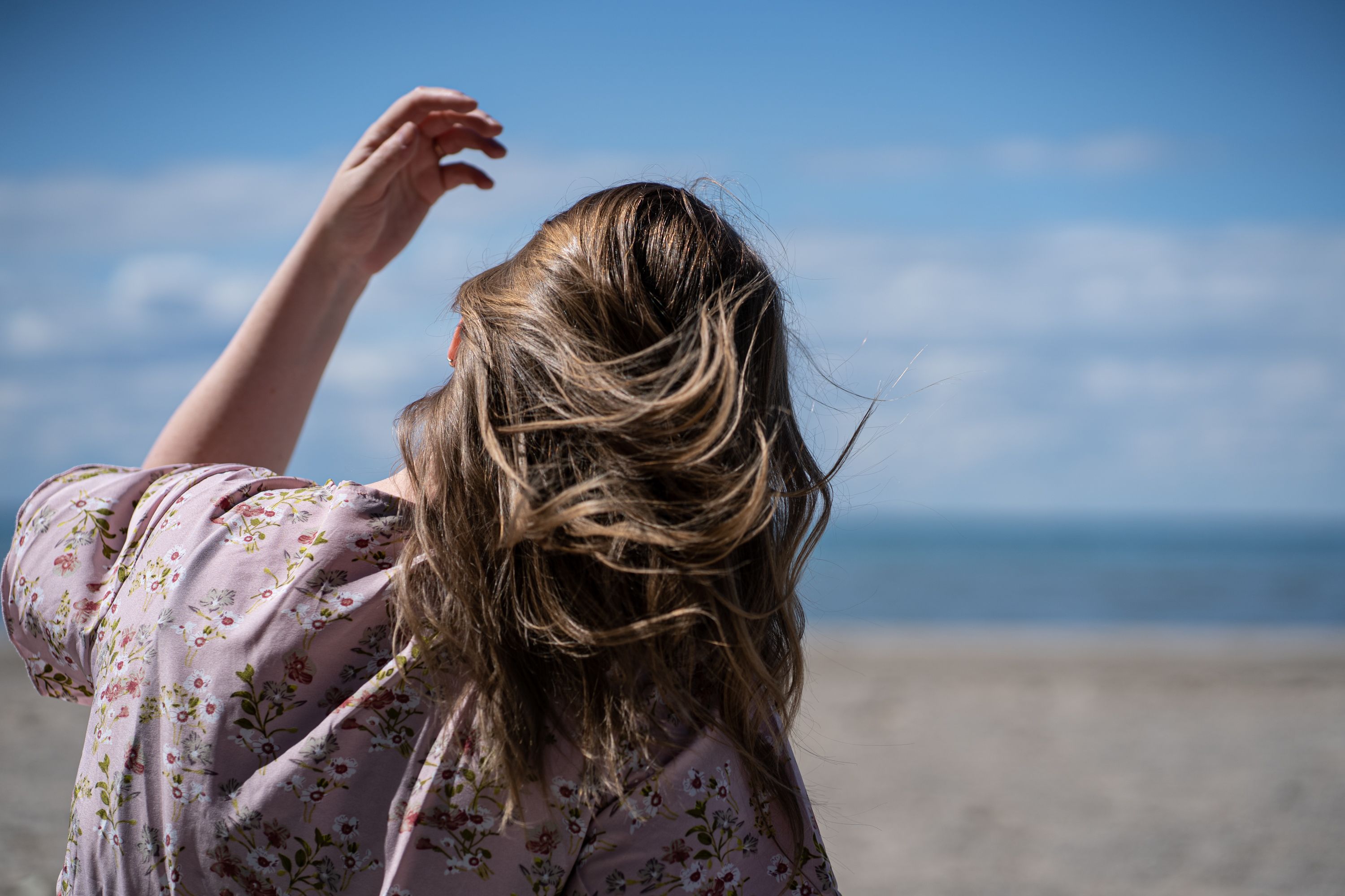 Beautiful Woman Looking Back · Free Stock Photo