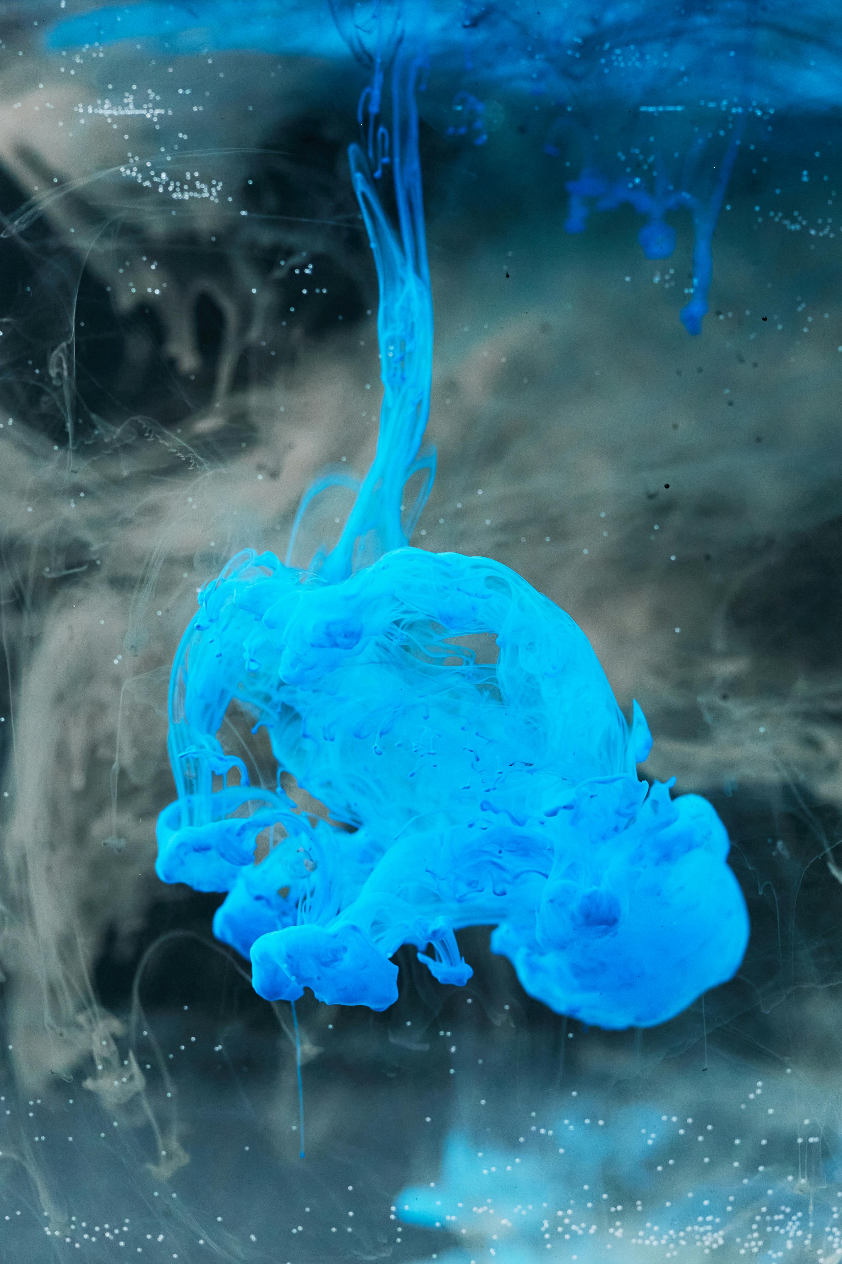 High-Speed Photography of Colorful Ink Diffusion in Water · Free Stock ...