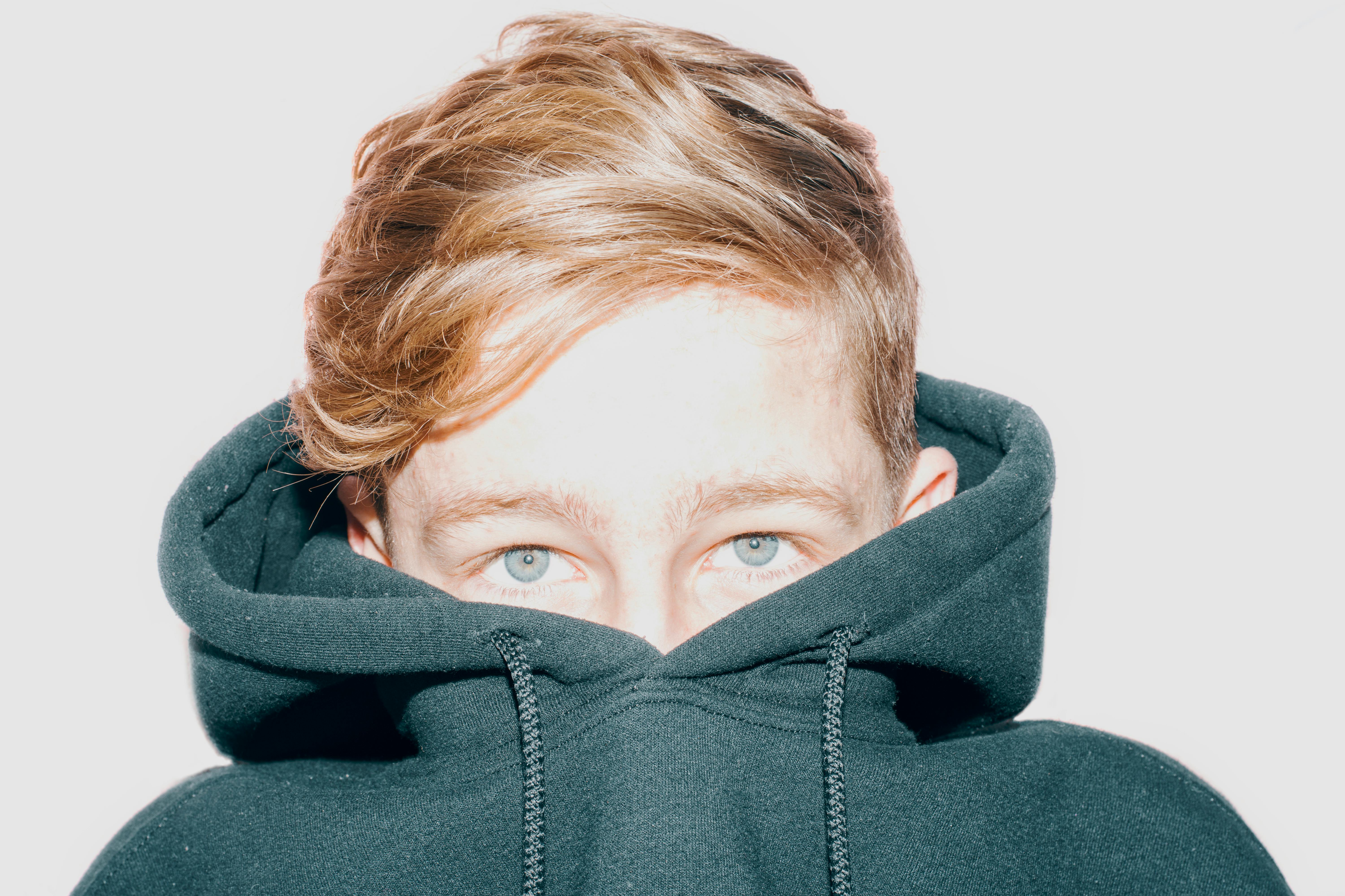 Man Hiding In Hoodie · Free Stock Photo