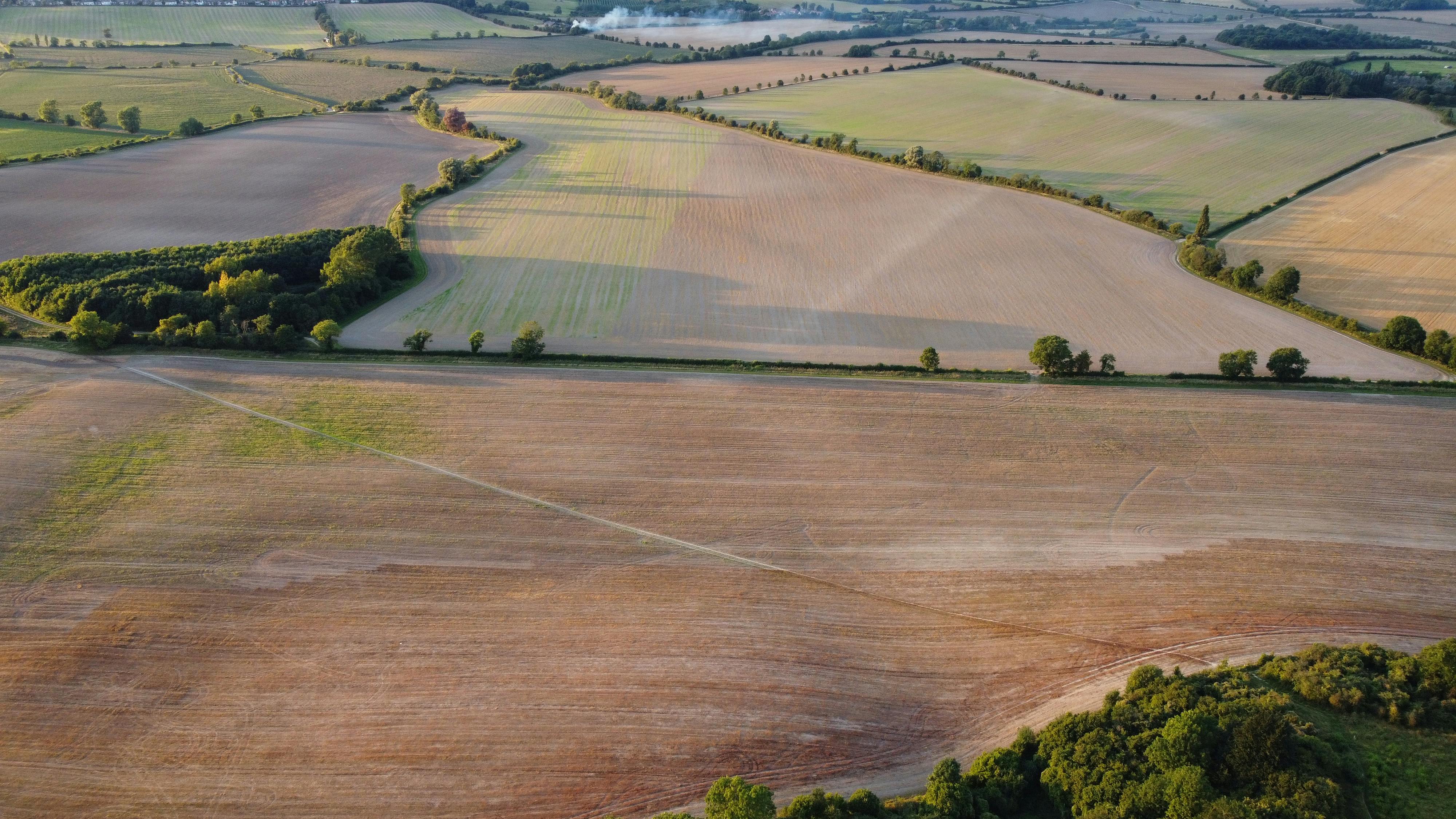 Aerial Photography of Agricultural Fields · Free Stock Photo