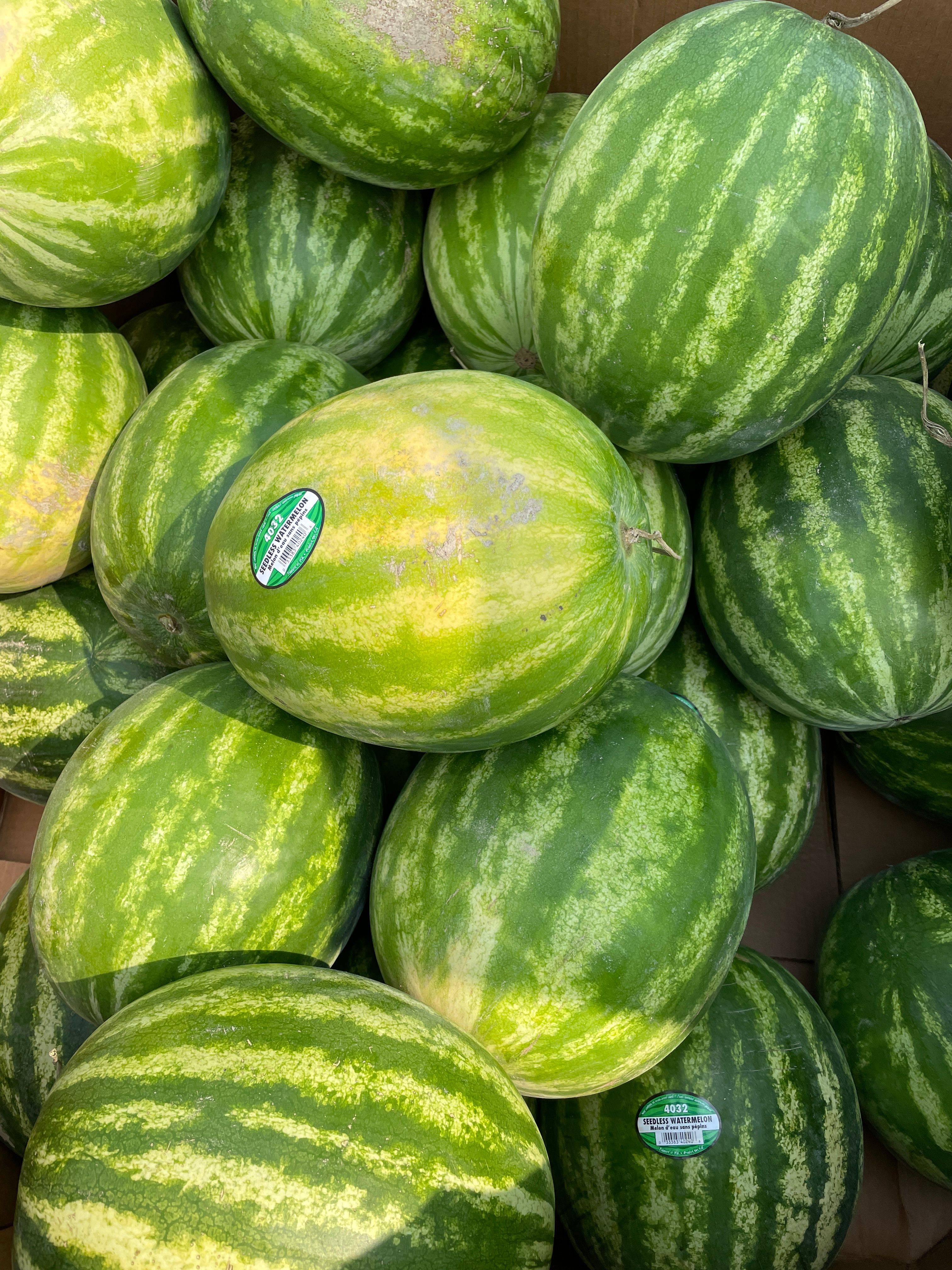 Close Up Photo of Stack of Watermelons · Free Stock Photo