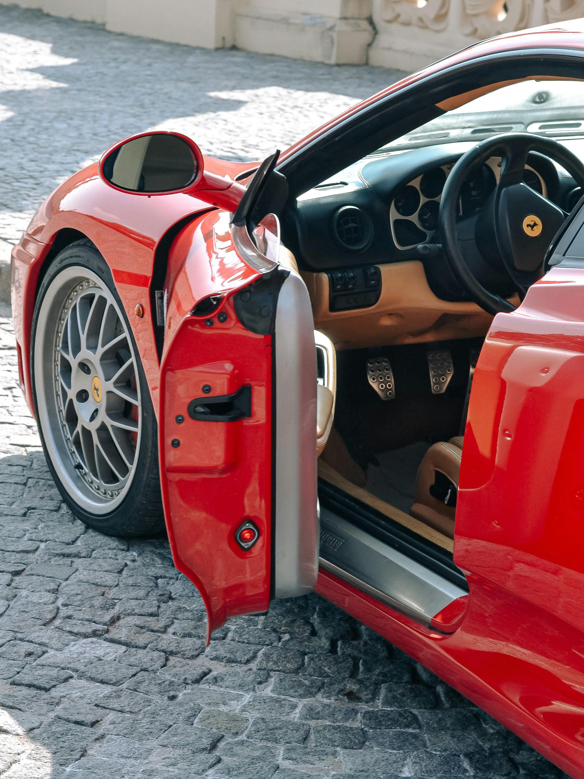 Close Up Photo of Red Car Door Opened · Free Stock Photo