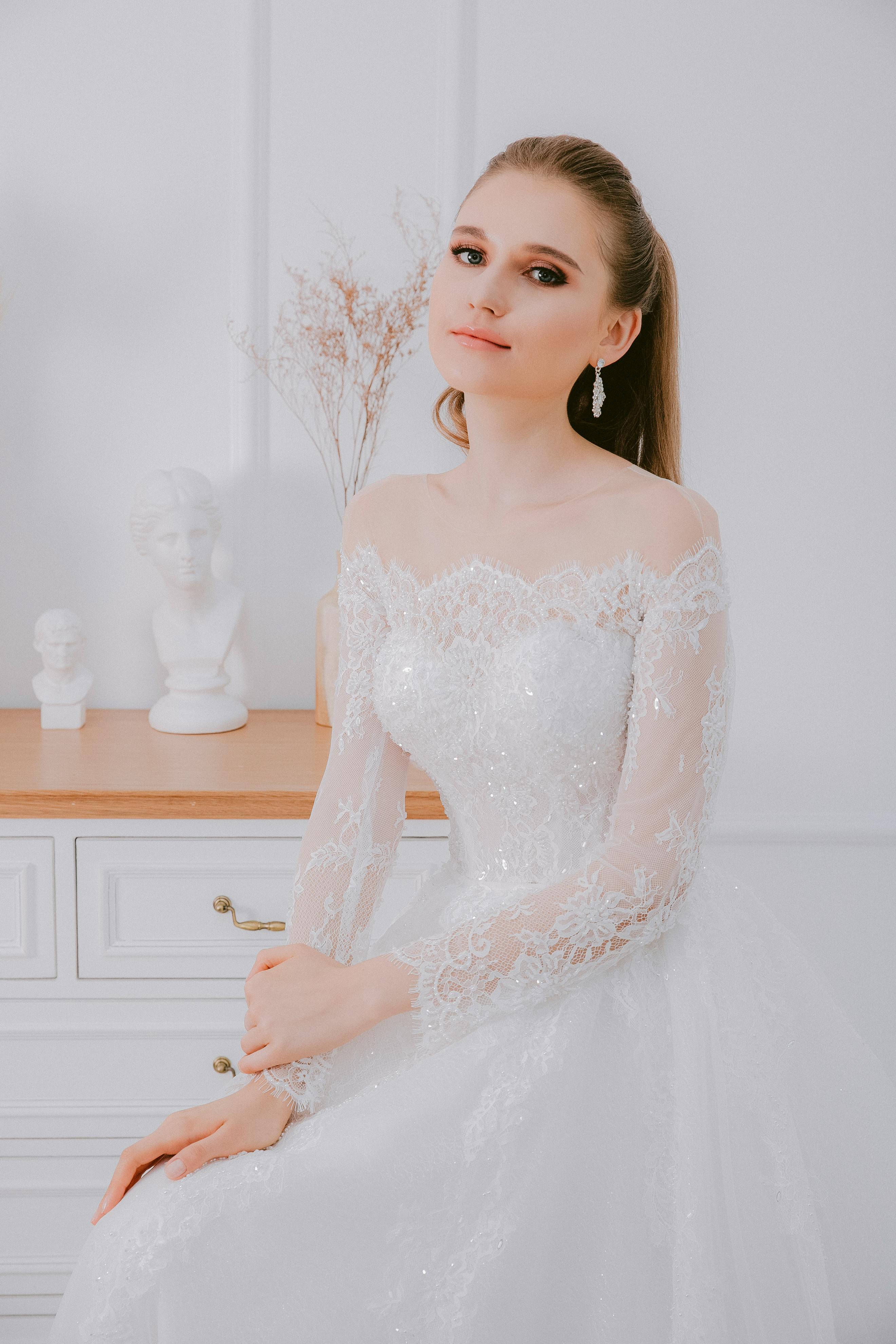 Woman in Wedding Dress · Free Stock Photo