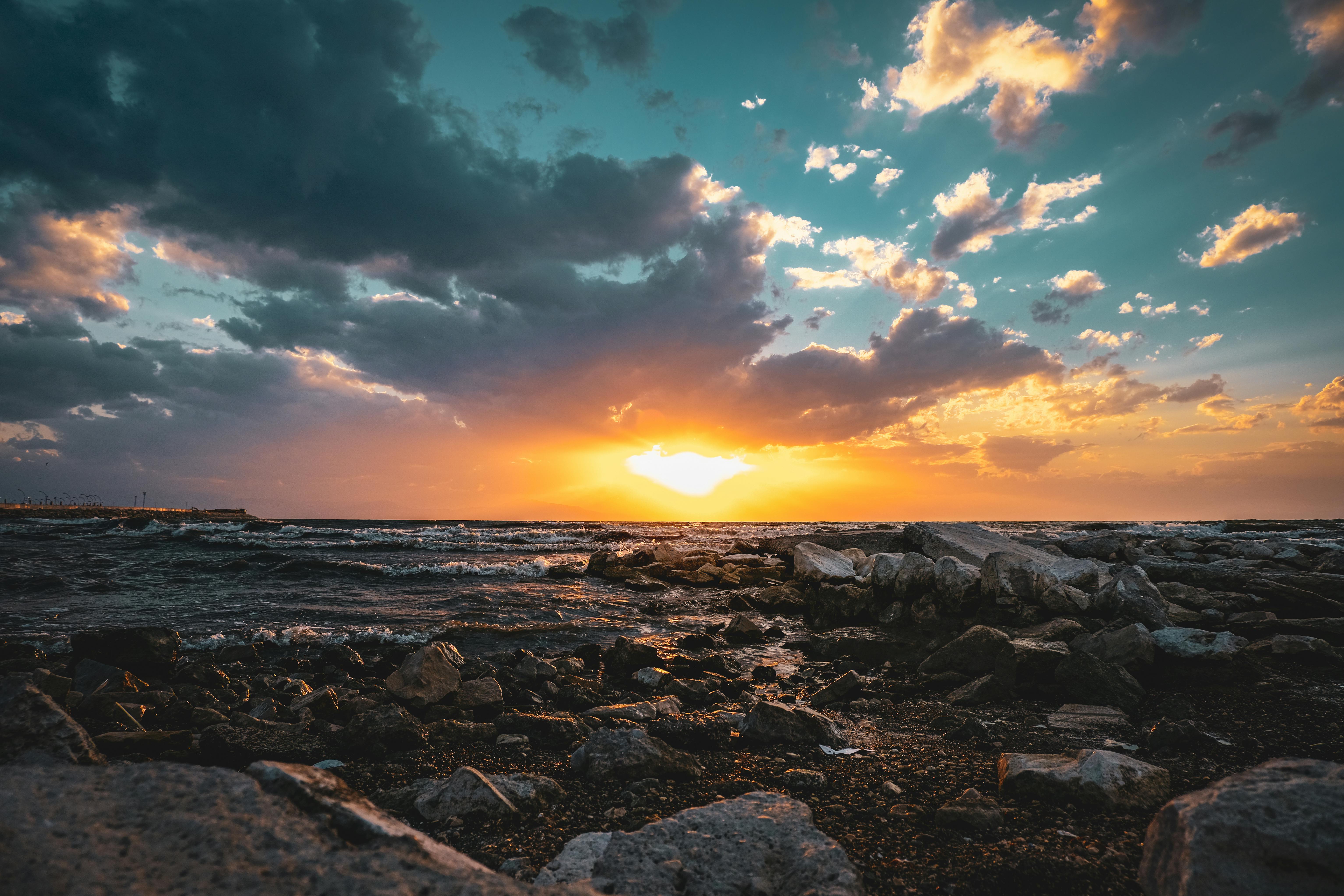 Landscape Photography of Body of Water and Seashore · Free Stock Photo