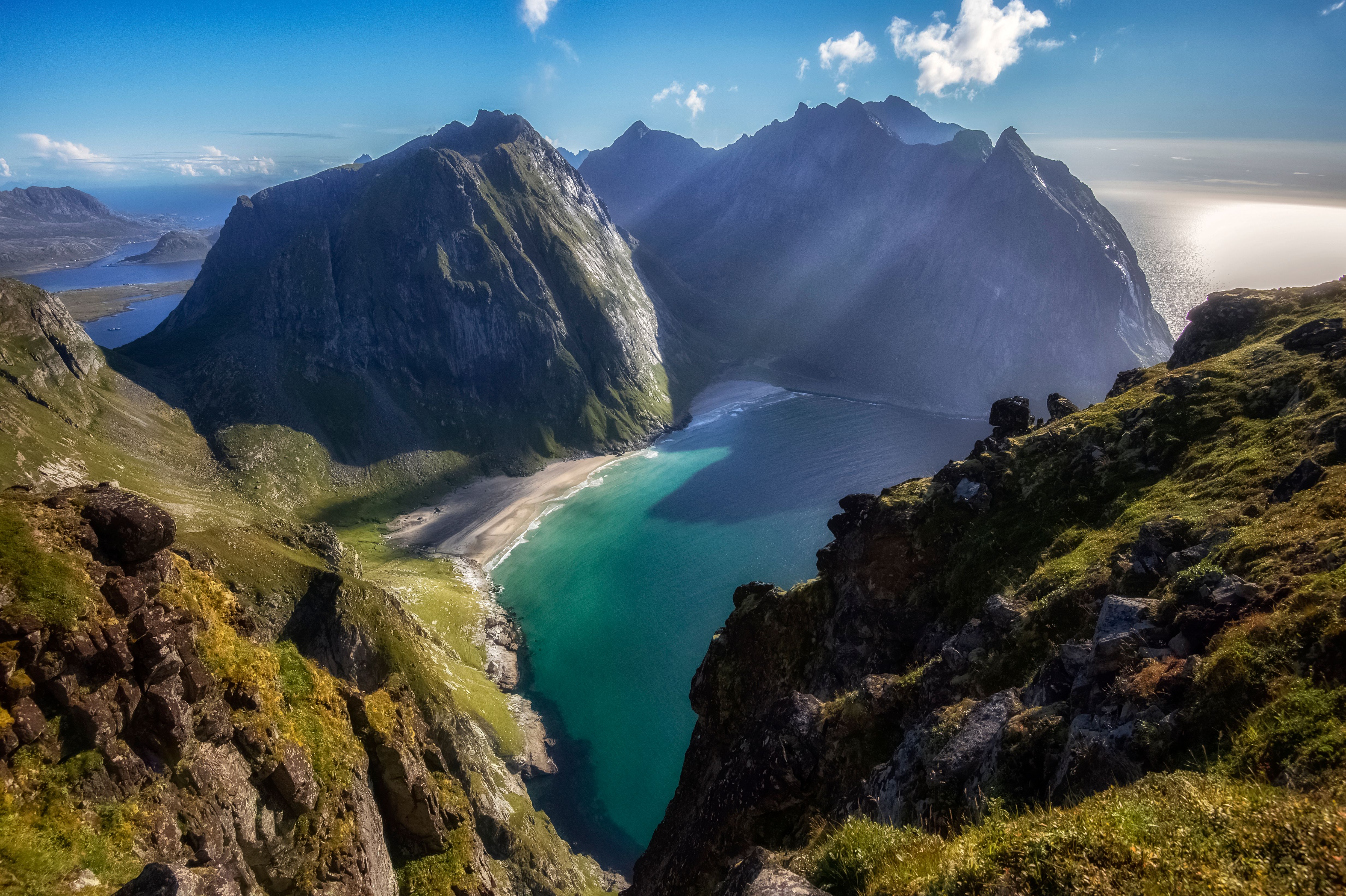 Mountains Near the Ocean · Free Stock Photo