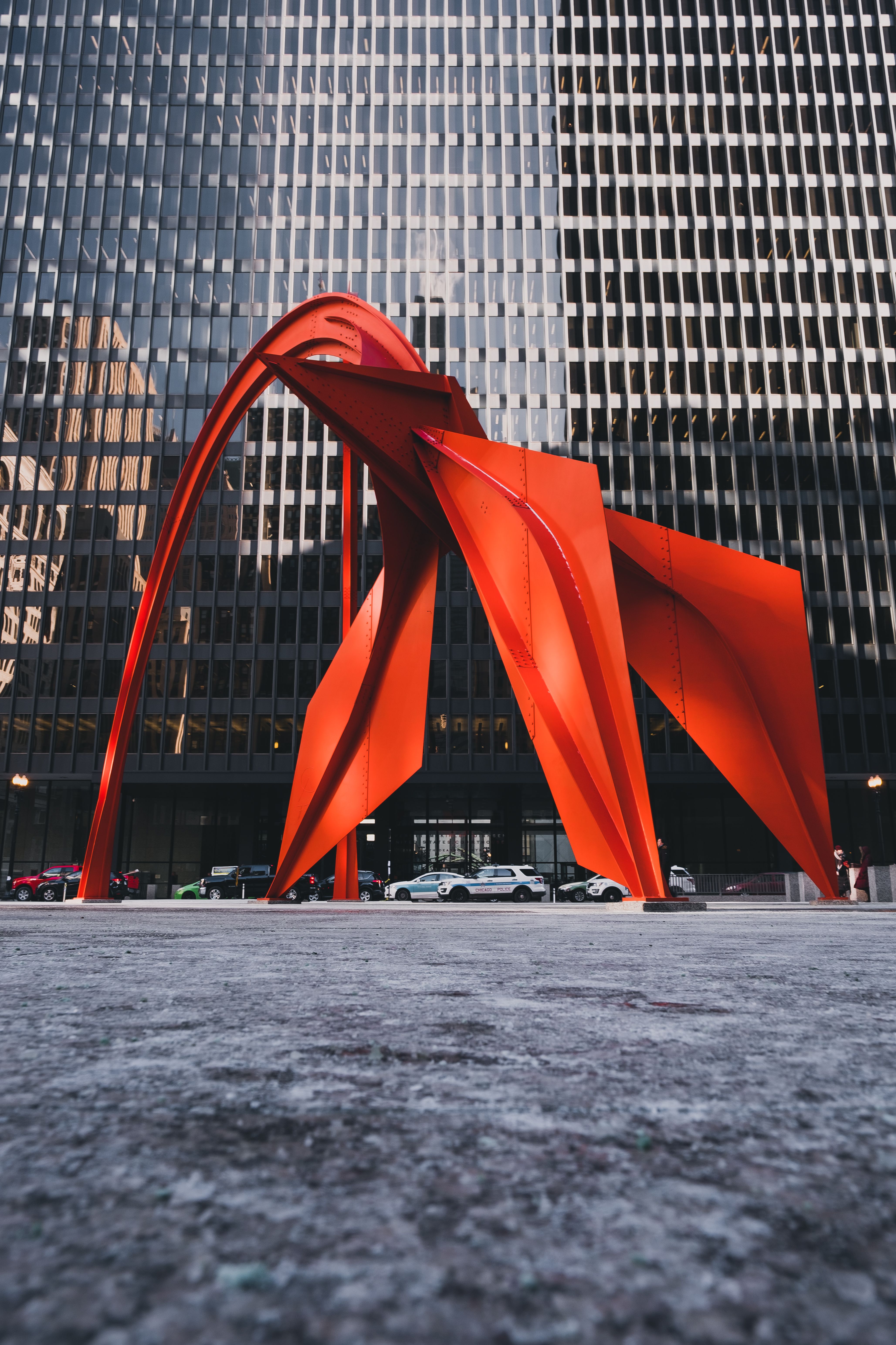 Calders Flamingo in Chicago · Free Stock Photo