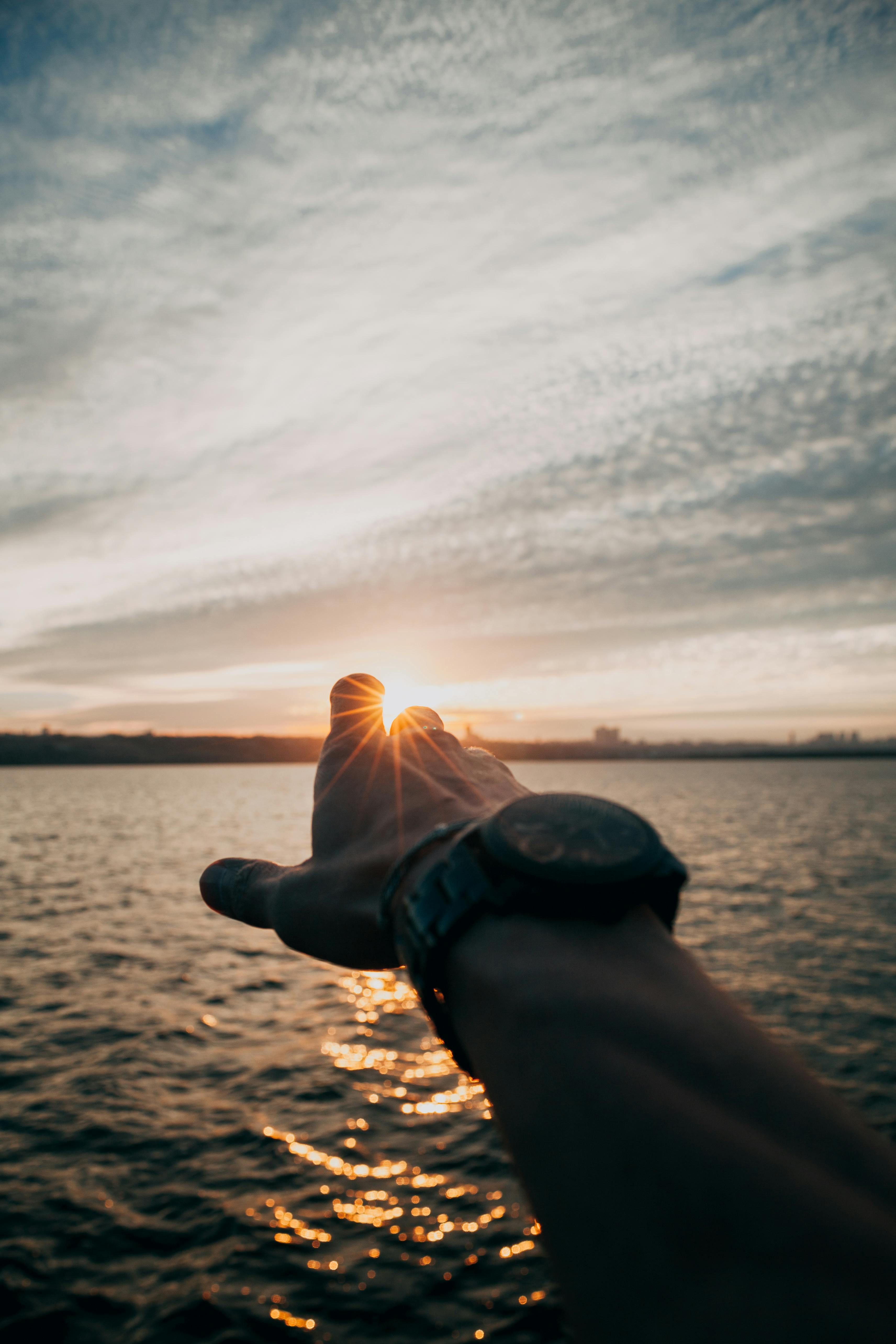 Woman's Right Hand on Top of Man's Right Hand · Free Stock Photo