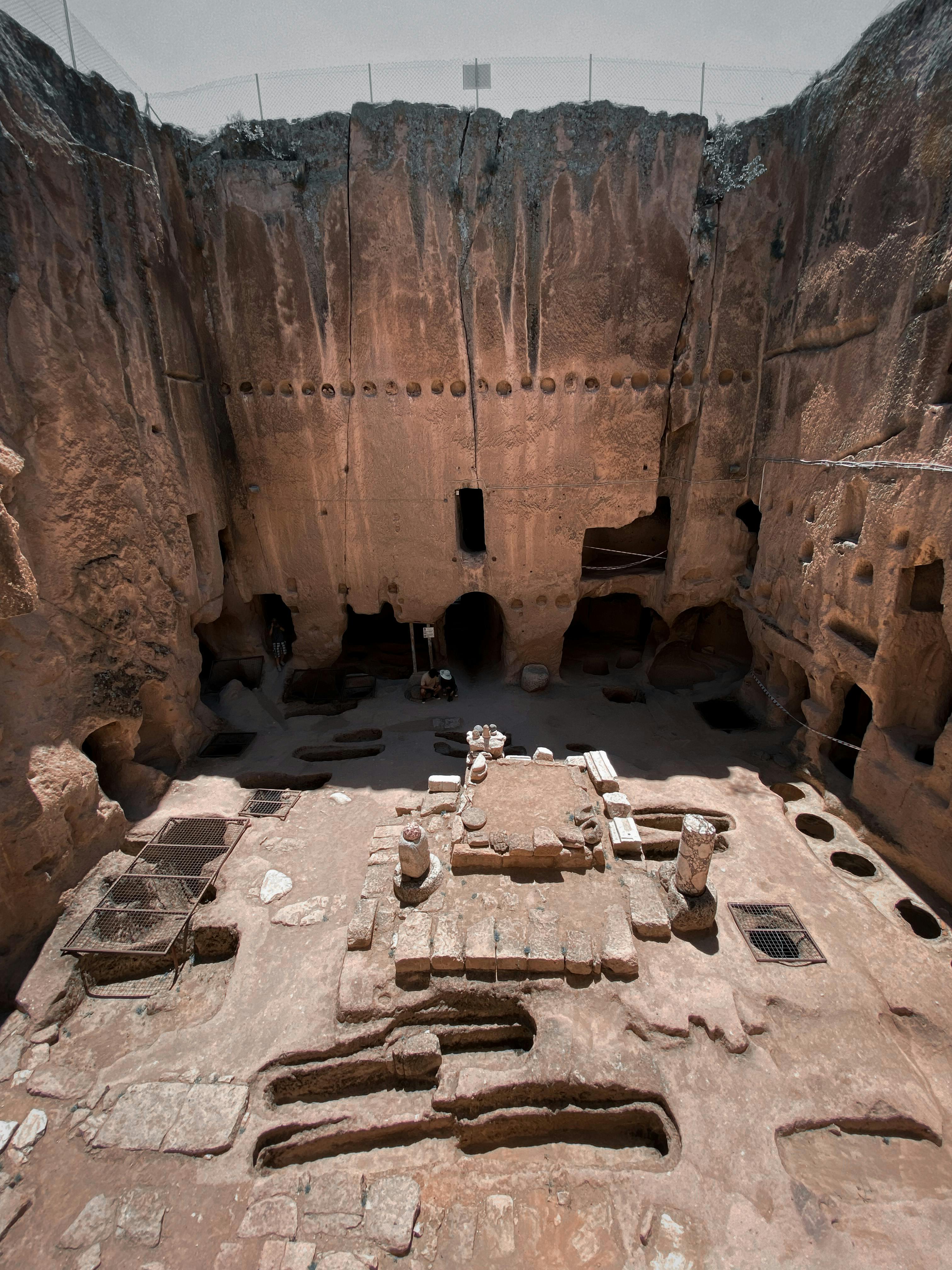 Rock Formations with Ancient Caves · Free Stock Photo
