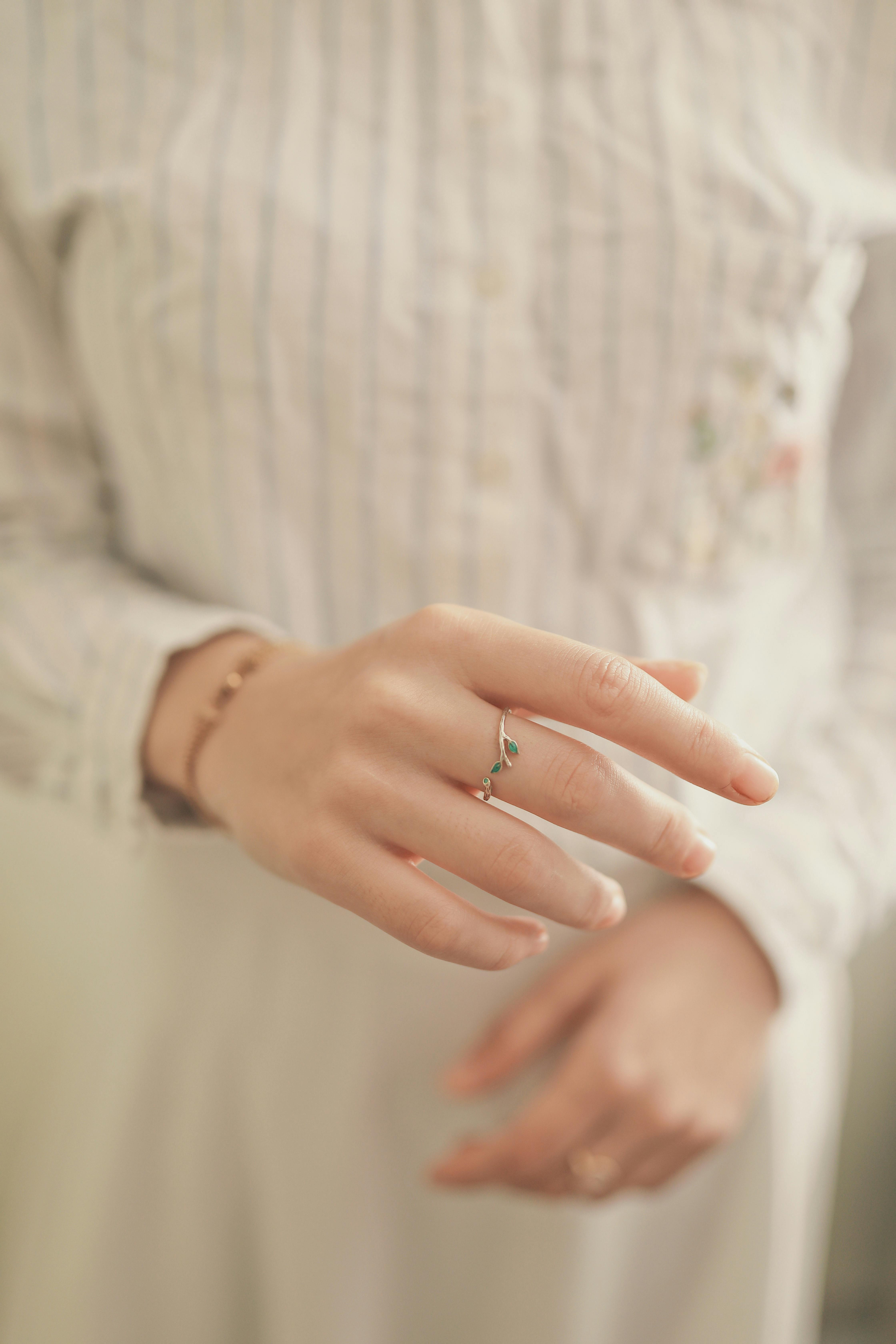 Woman Wearing a Scarf With Hands Together · Free Stock Photo