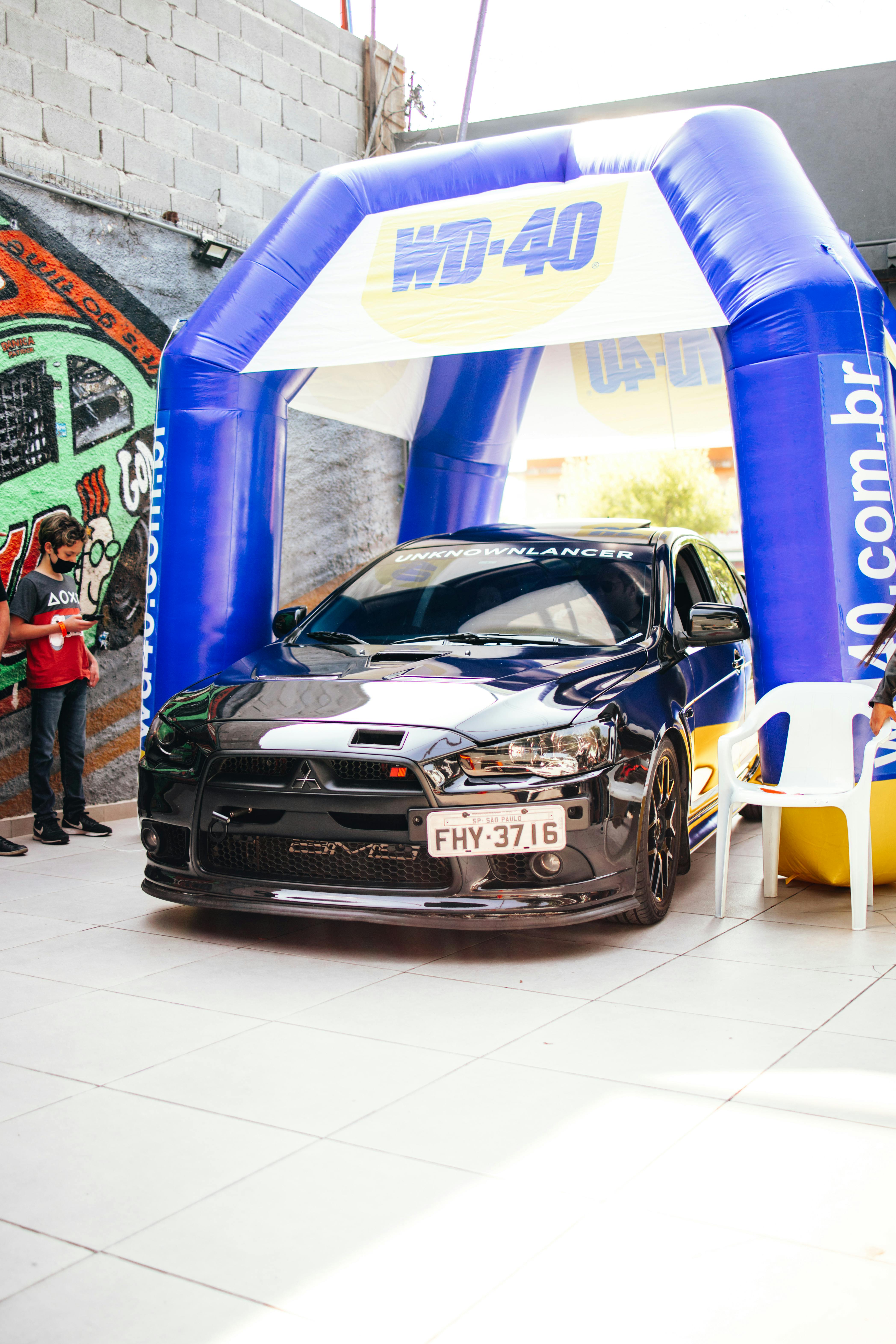 Photo of a Black Race Car · Free Stock Photo