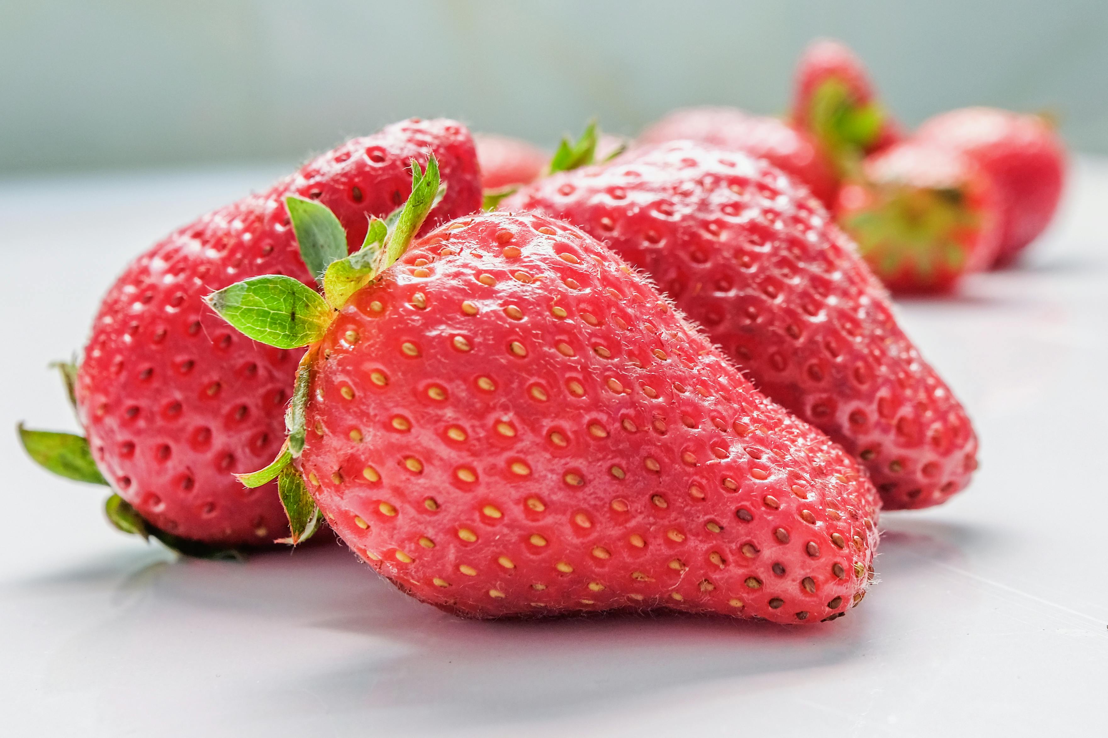 Close-Up Shot of Strawberries · Free Stock Photo