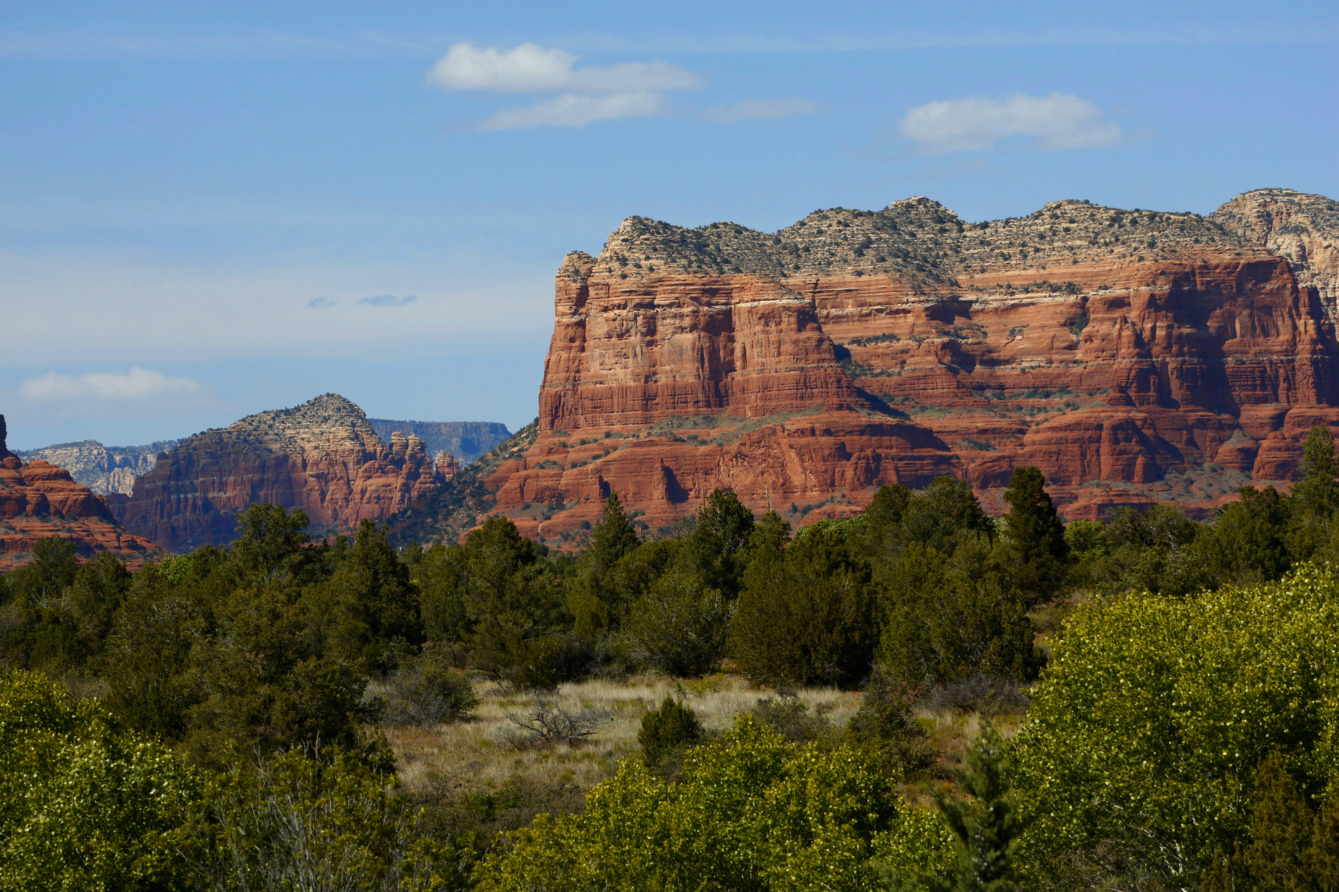 Beautiful Plateau Under the Blue Sky · Free Stock Photo
