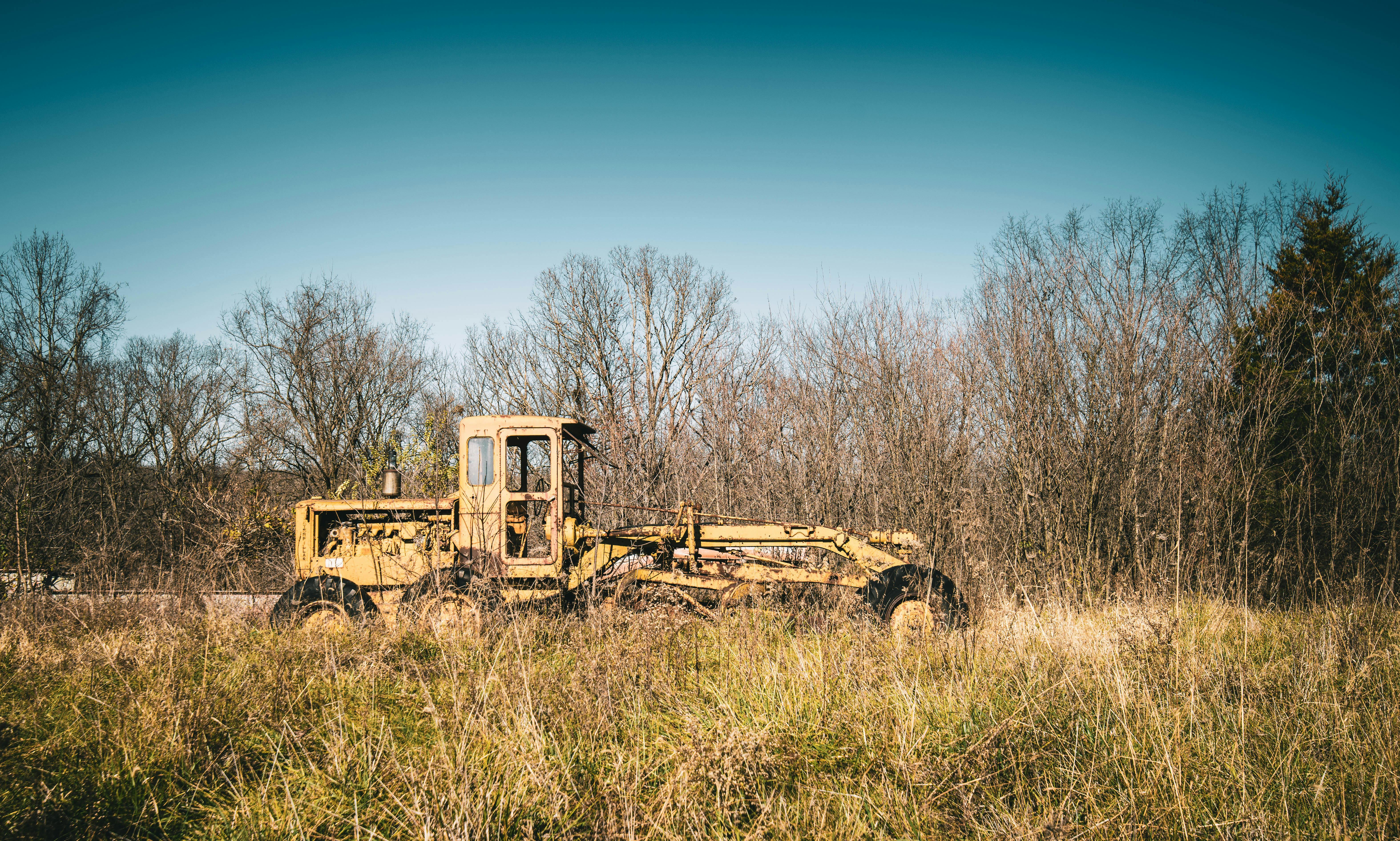 Photo of an Abandoned Heavy Equipment · Free Stock Photo