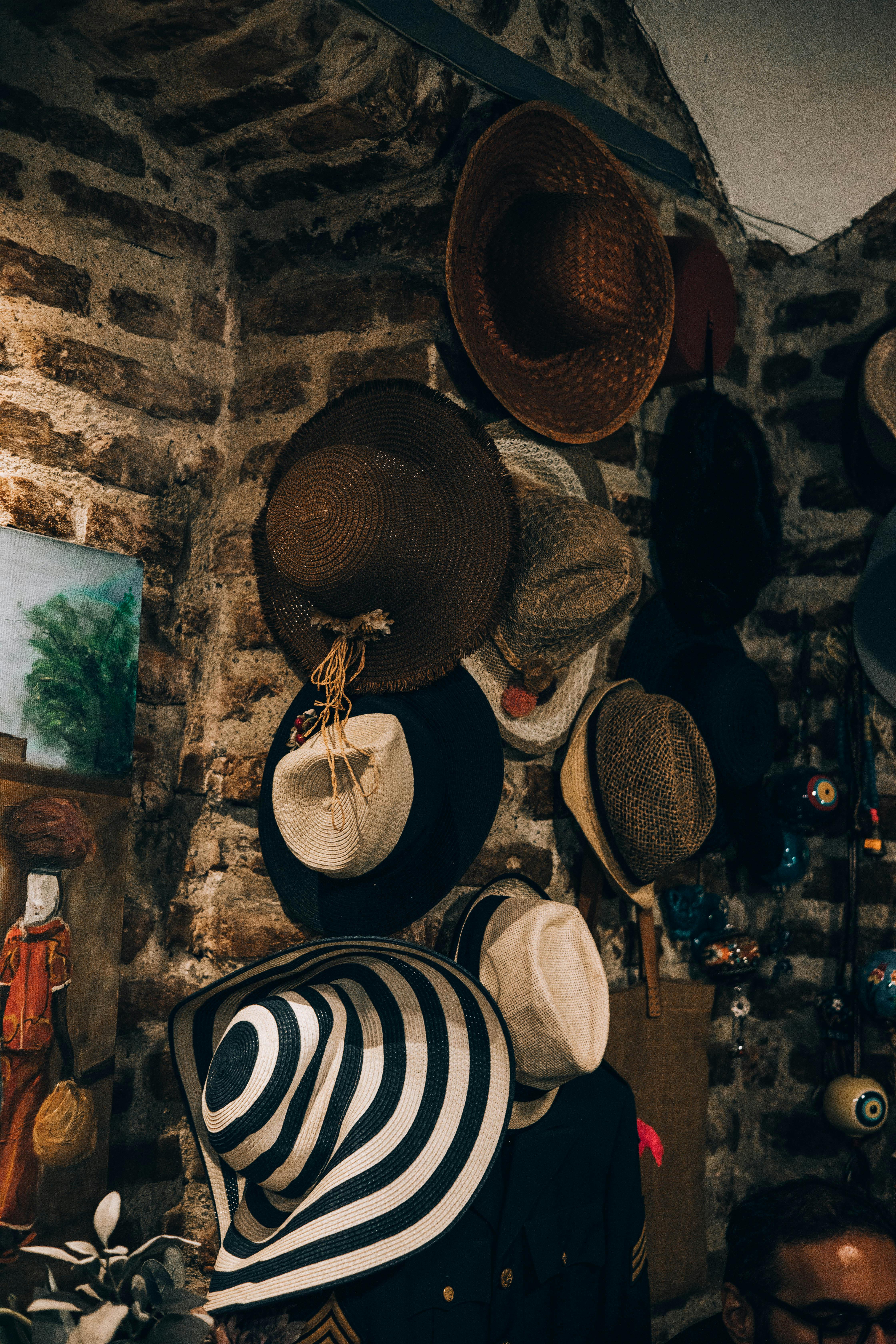 Hanging Things on a Mounted Wall · Free Stock Photo